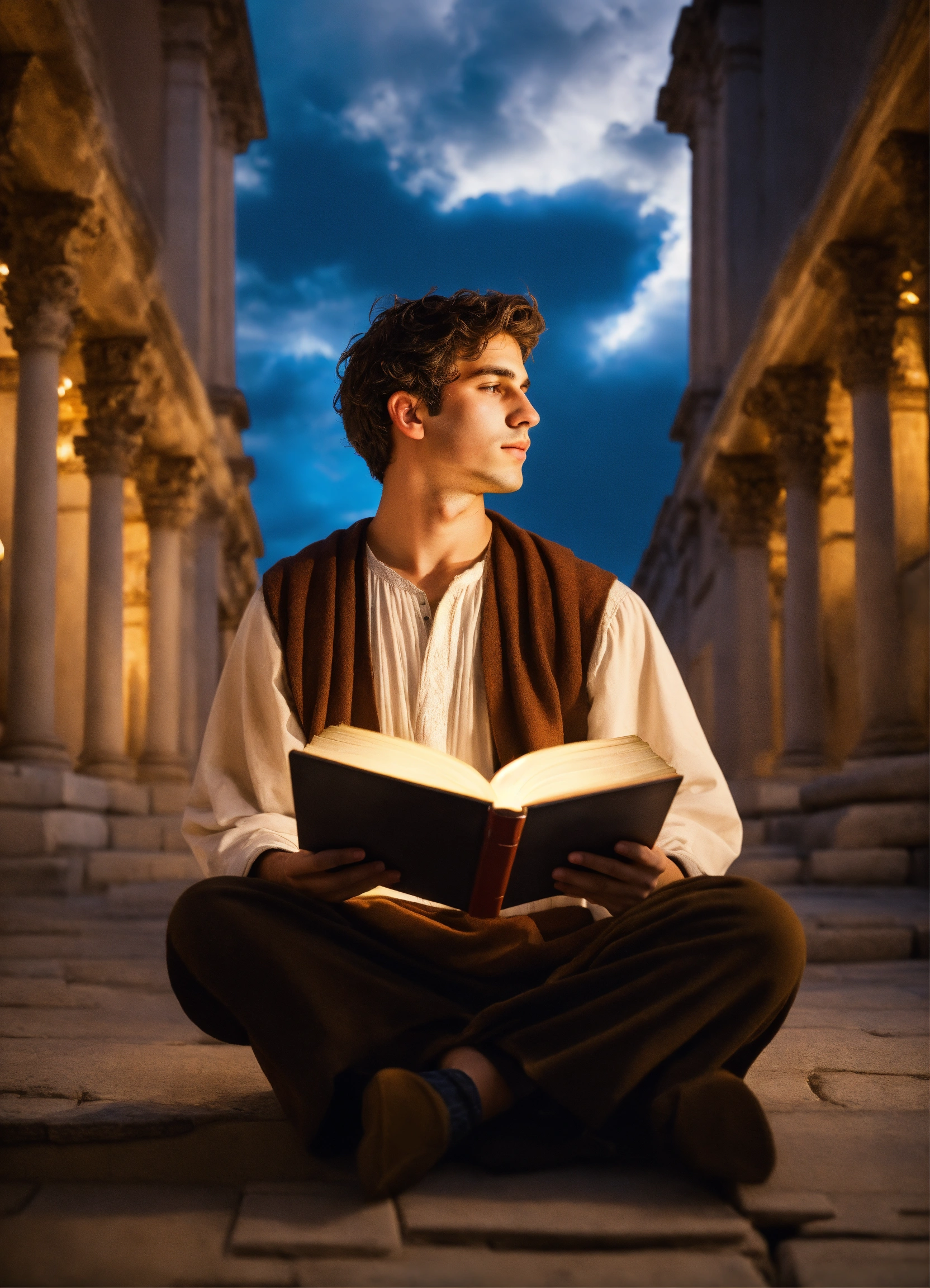 Lexica - 1ST CENTURY. A JEWISH 20 YEAR OLD BEARDLESS BOY WITH A TUNIC ...