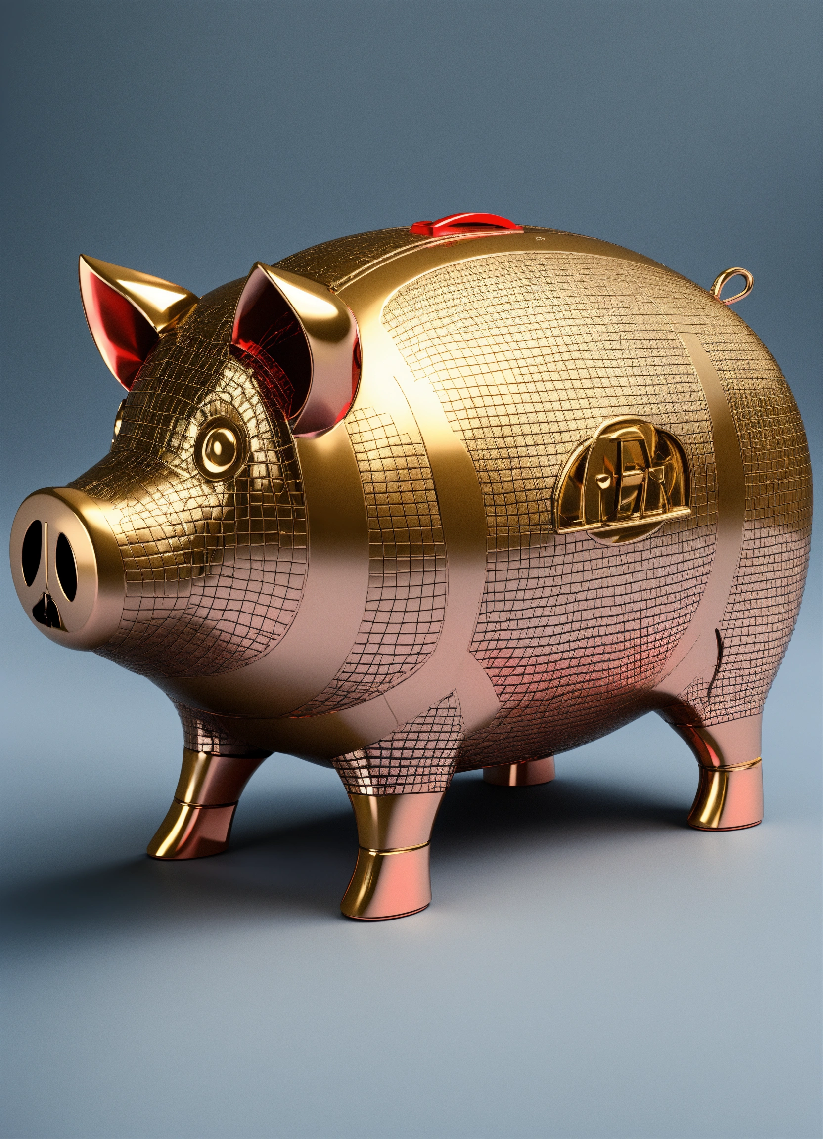 Lexica - Money pig box 3d model