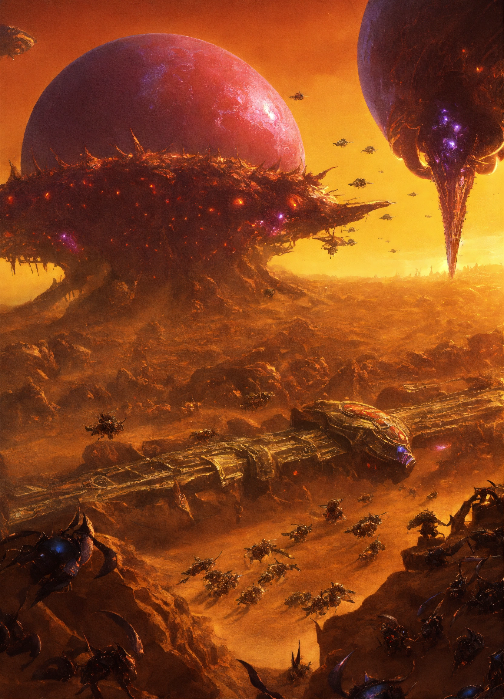 Lexica - The zerg hive invading earth