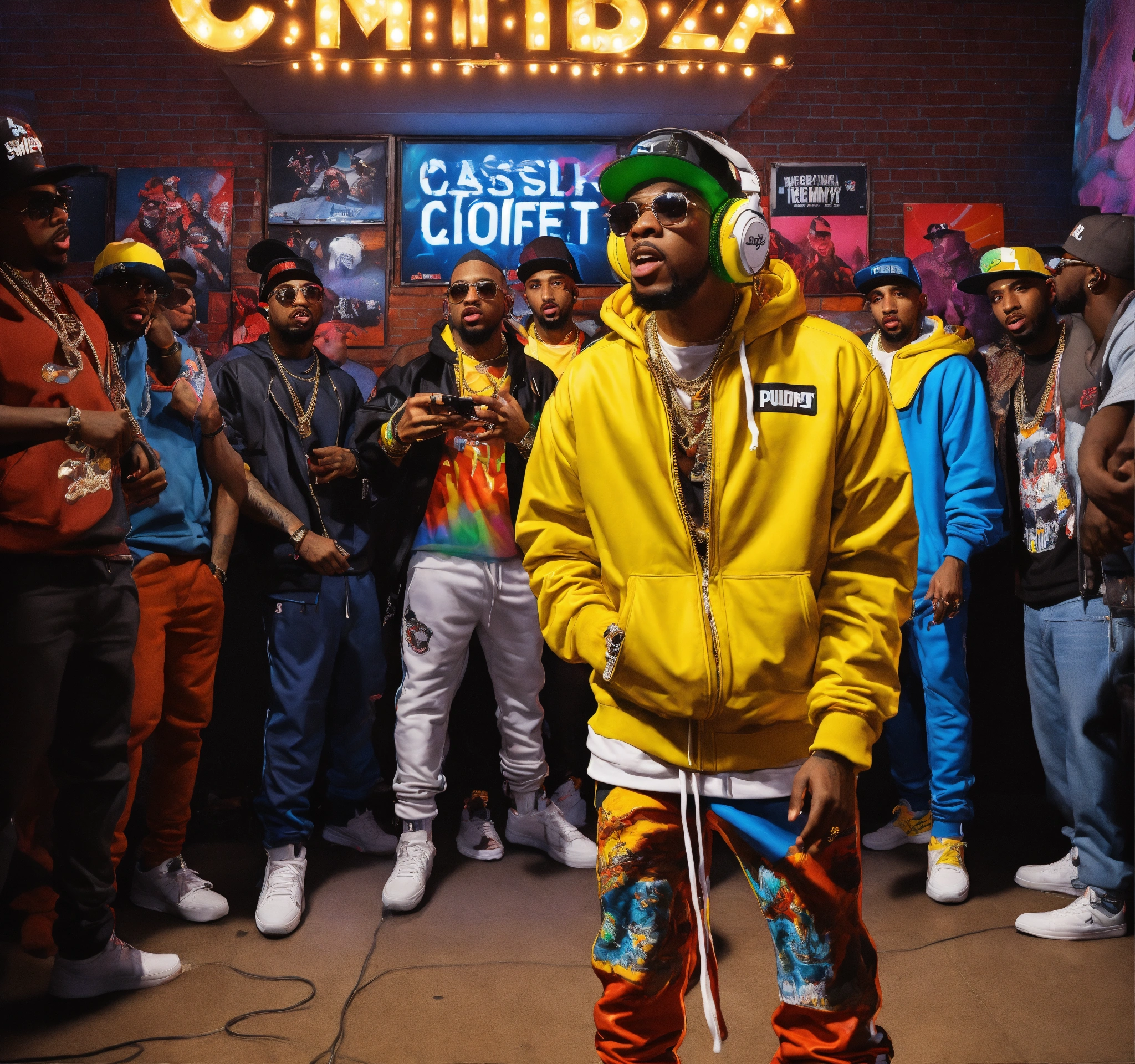 Lexica - Full body Pop art, hyperrealist portrait of rapper "Cassidy ...