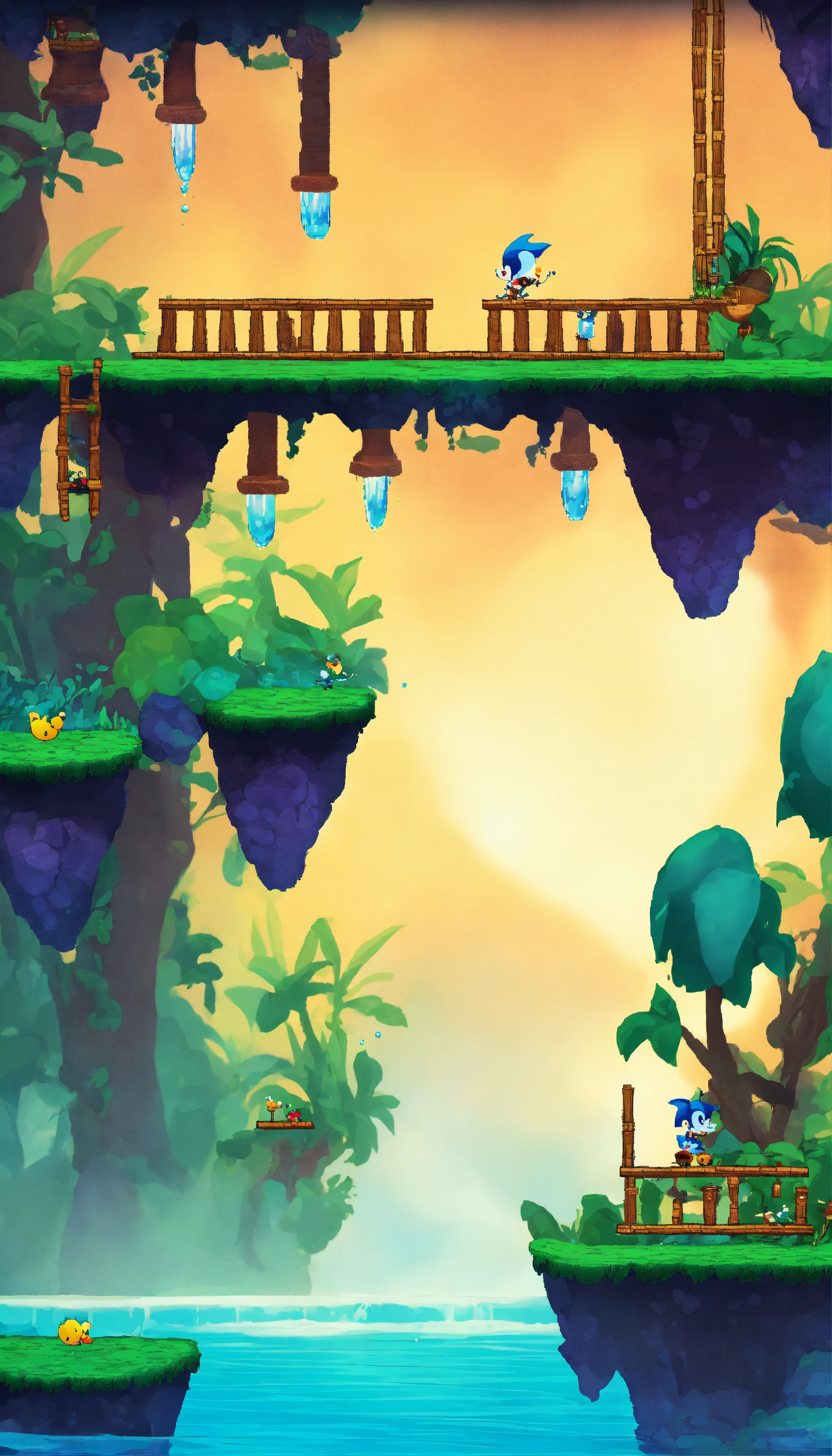 Lexica - 2d Rayman-style platform game with water scenes