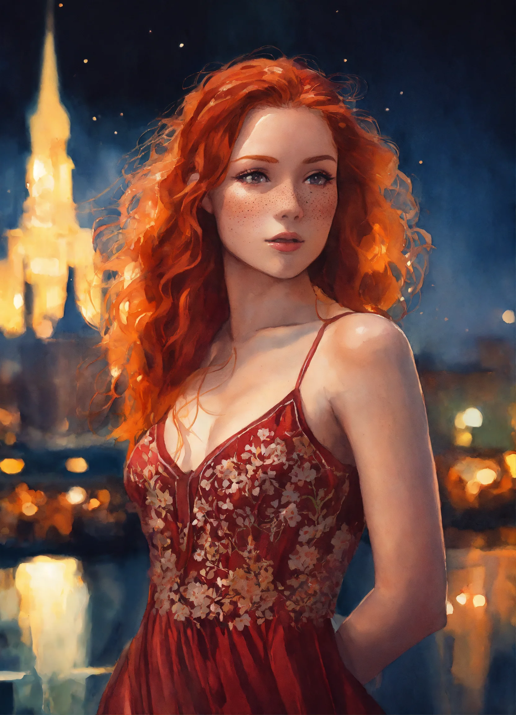 Lexica Redhead Woman