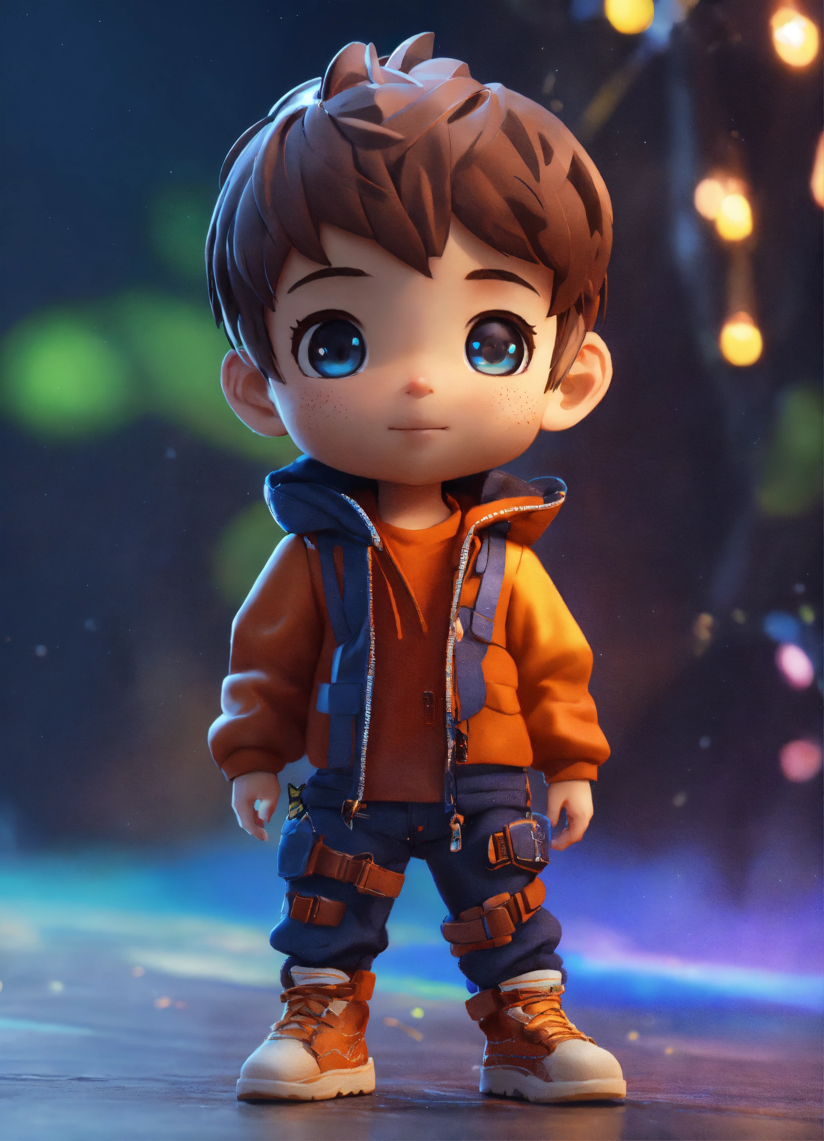 Lexica - 4d photographic image of full body image of a cute little ...