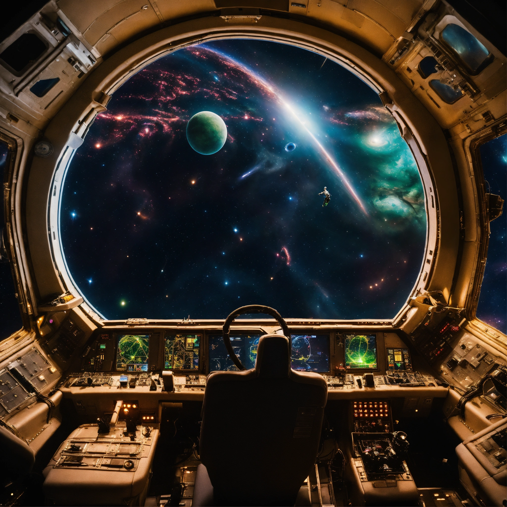 Lexica - A photograph capturing a side view of an extra-terrestrial ...