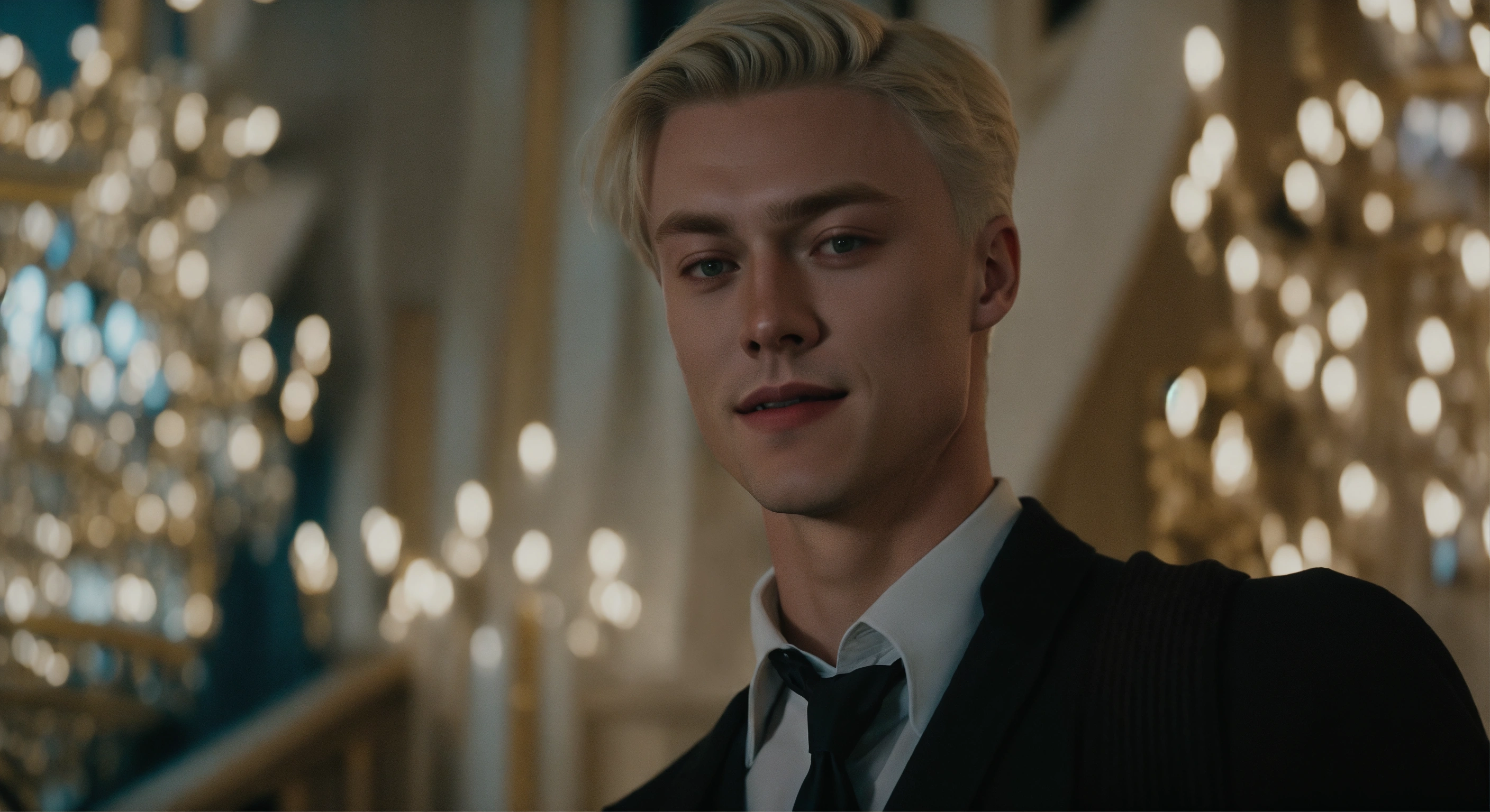 Lexica - High quality, movie scene of lucky blue smith as draco malfoy ...