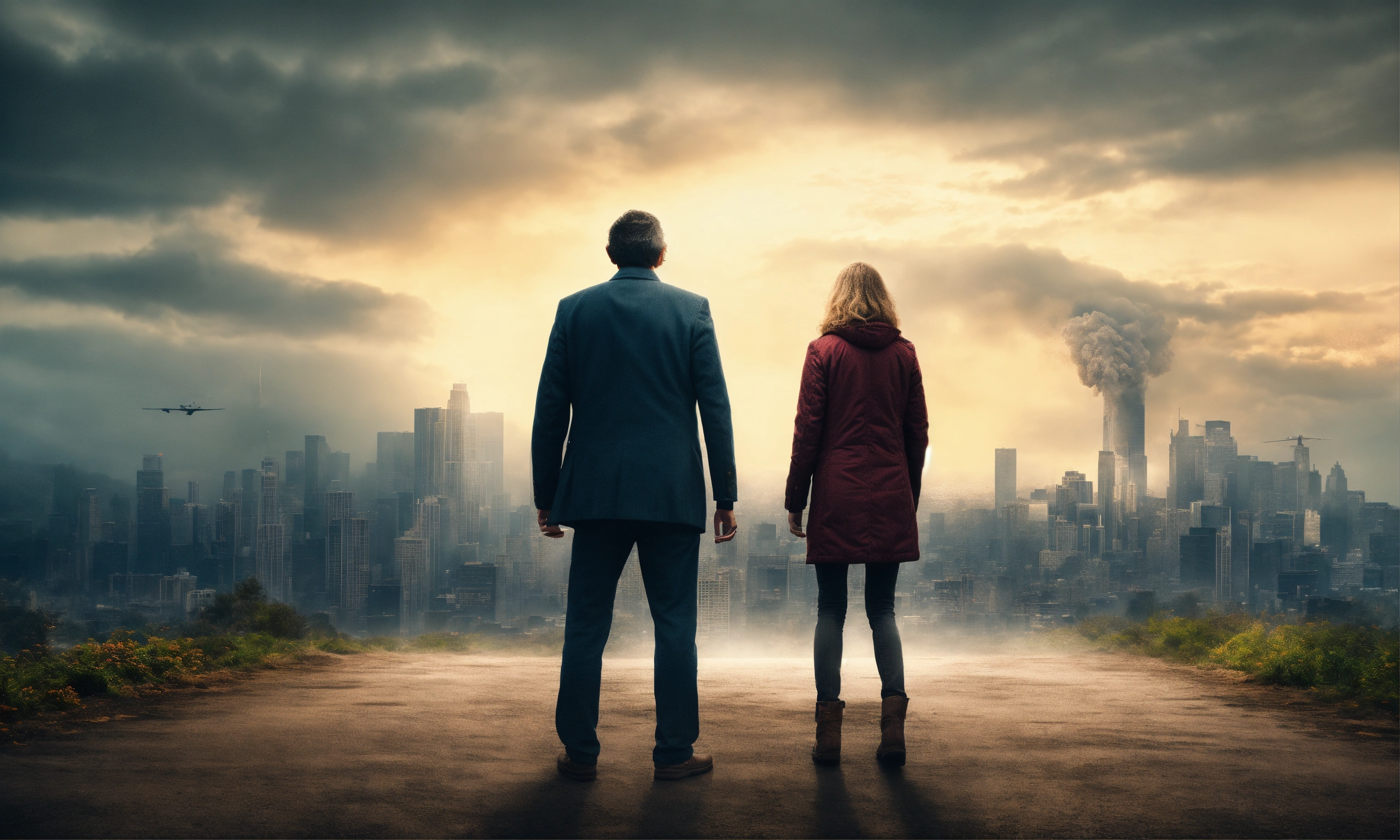 Lexica - Image of two people who are afraid. Ensure high resolution, 8K ...