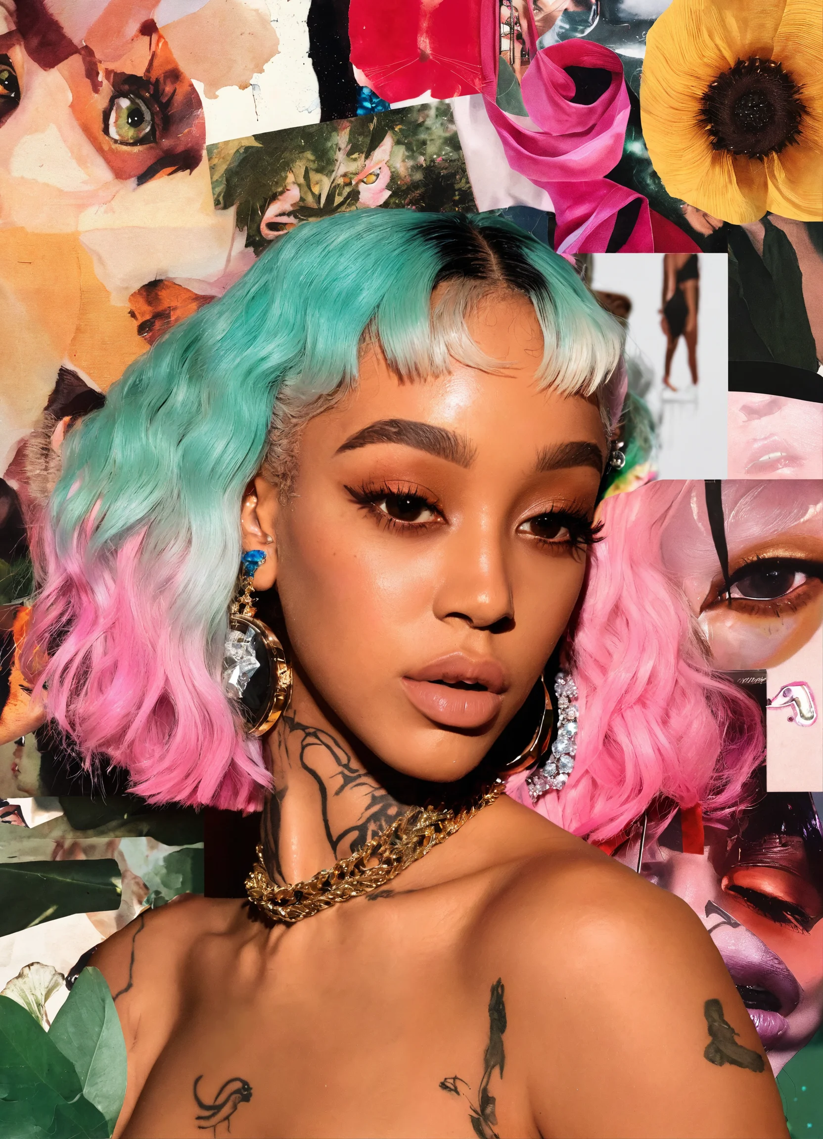 Lexica - Doja cat collage
