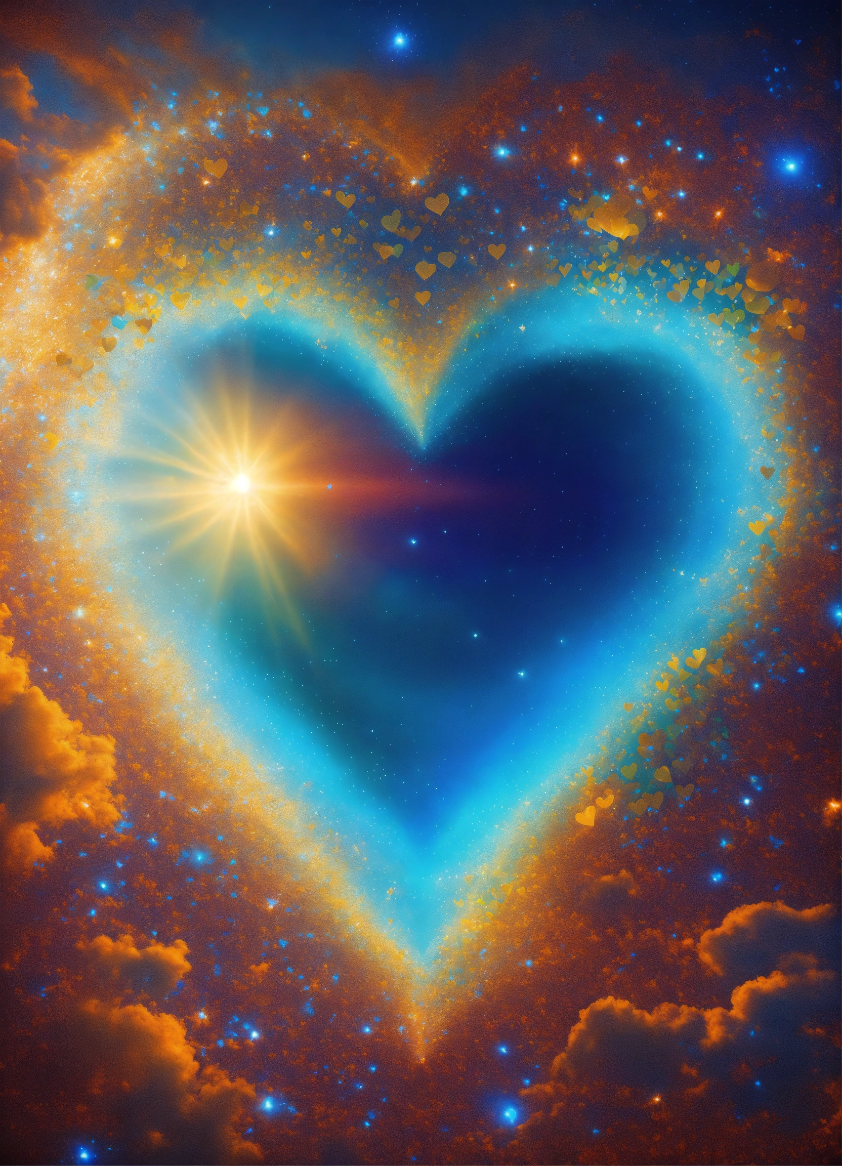 Lexica - Shining healed heart, the blue ray, the child in you as a ...