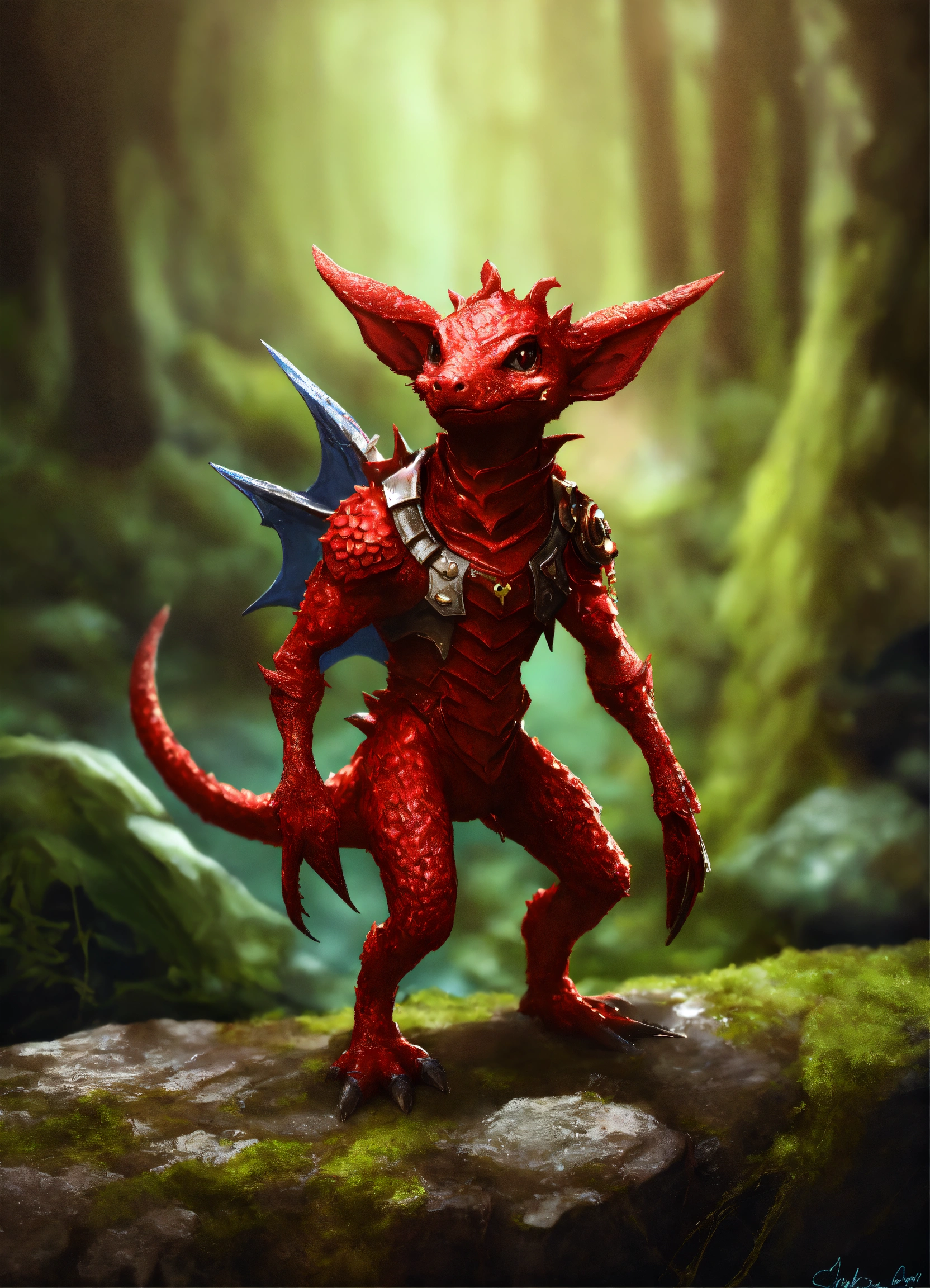 Lexica - Creature a tiny red Kobold