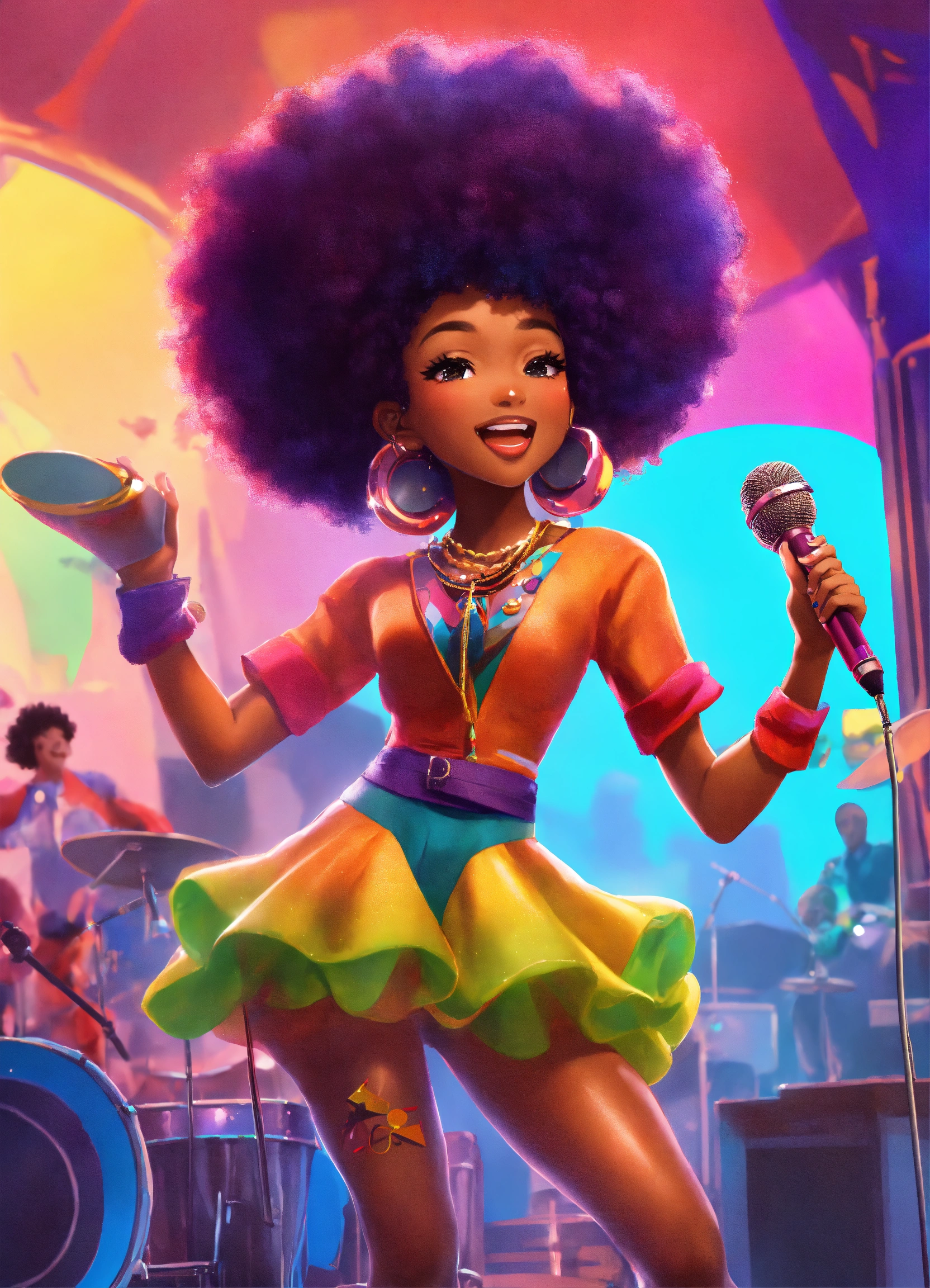 Lexica - Jazz is a lively and energetic cartoon character who loves to ...