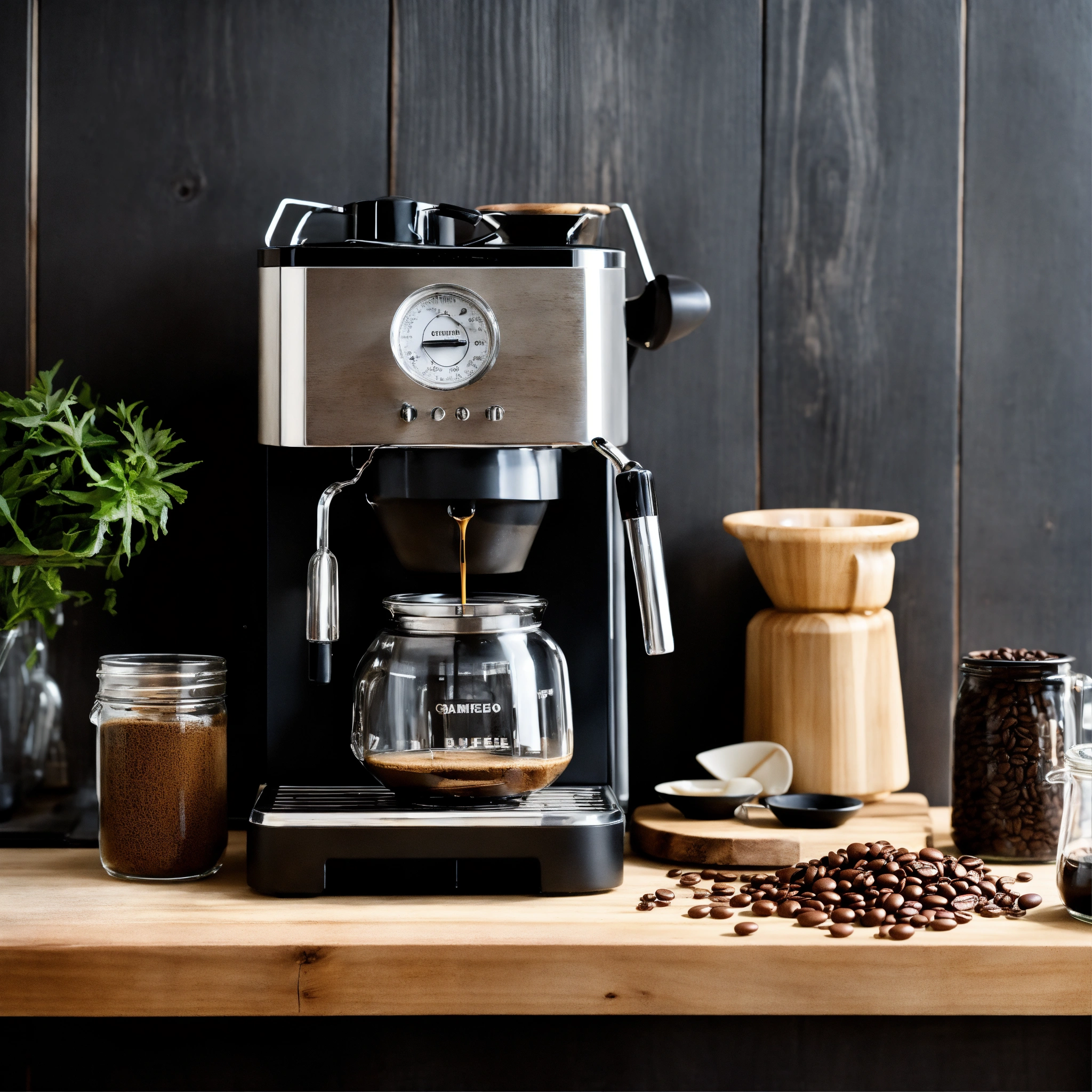 Lexica - A contemporary kitchen corner featuring a cream espresso ...