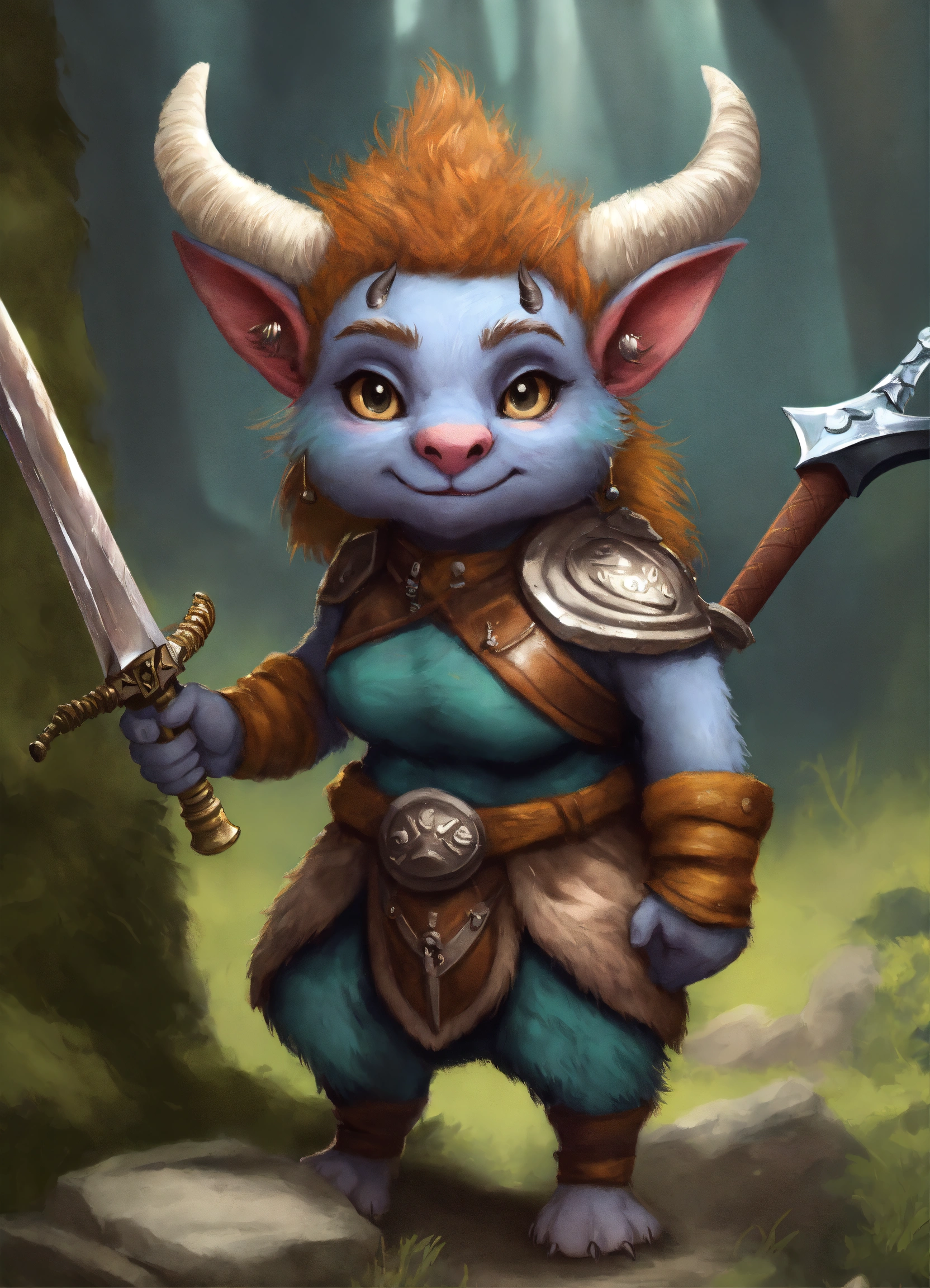 Lexica - Digital painting, illustration, creature concept art, a kind ...