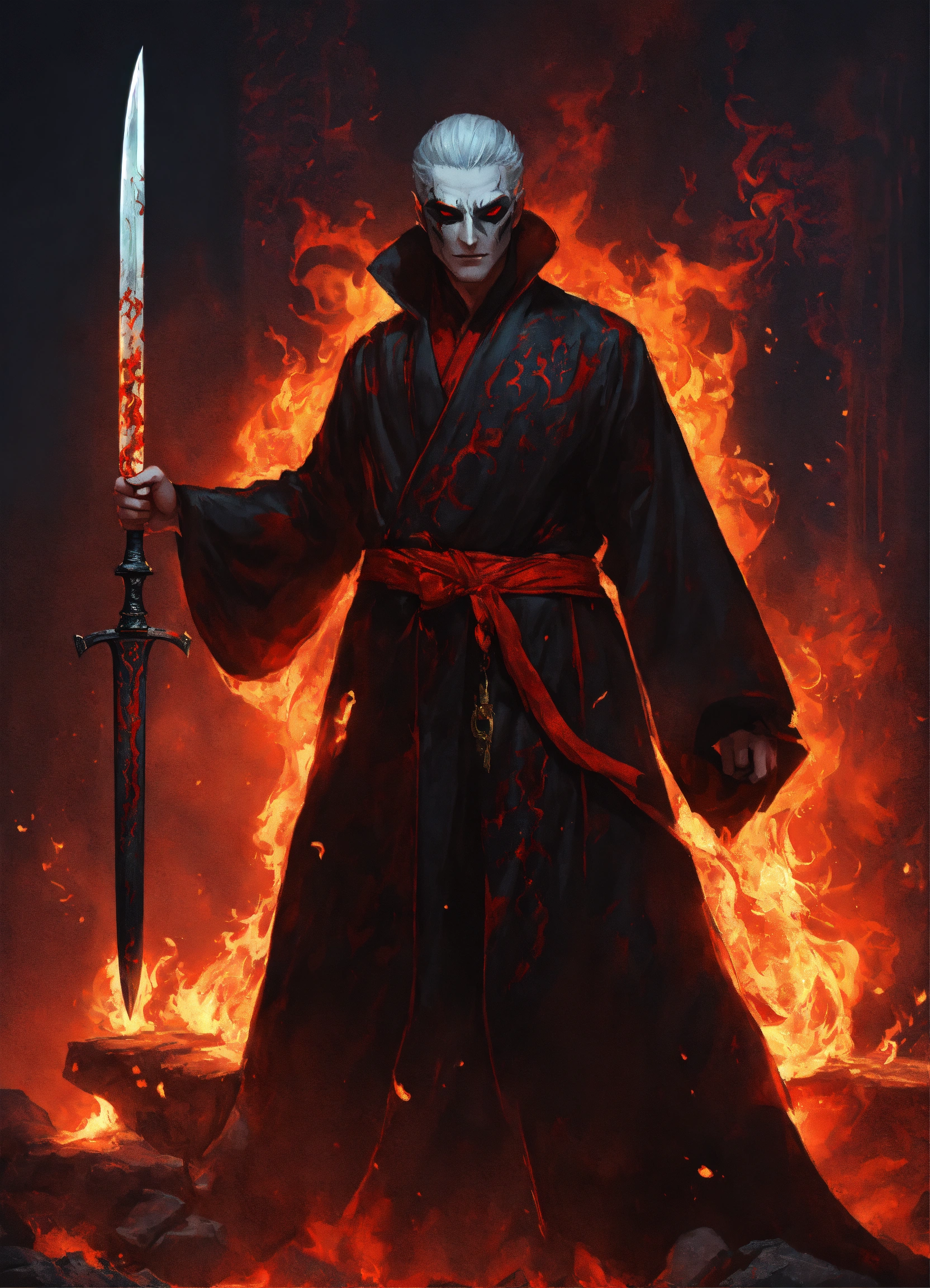 Lexica - "Cain from the heritage of cain, a vampire dressed in a robe ...