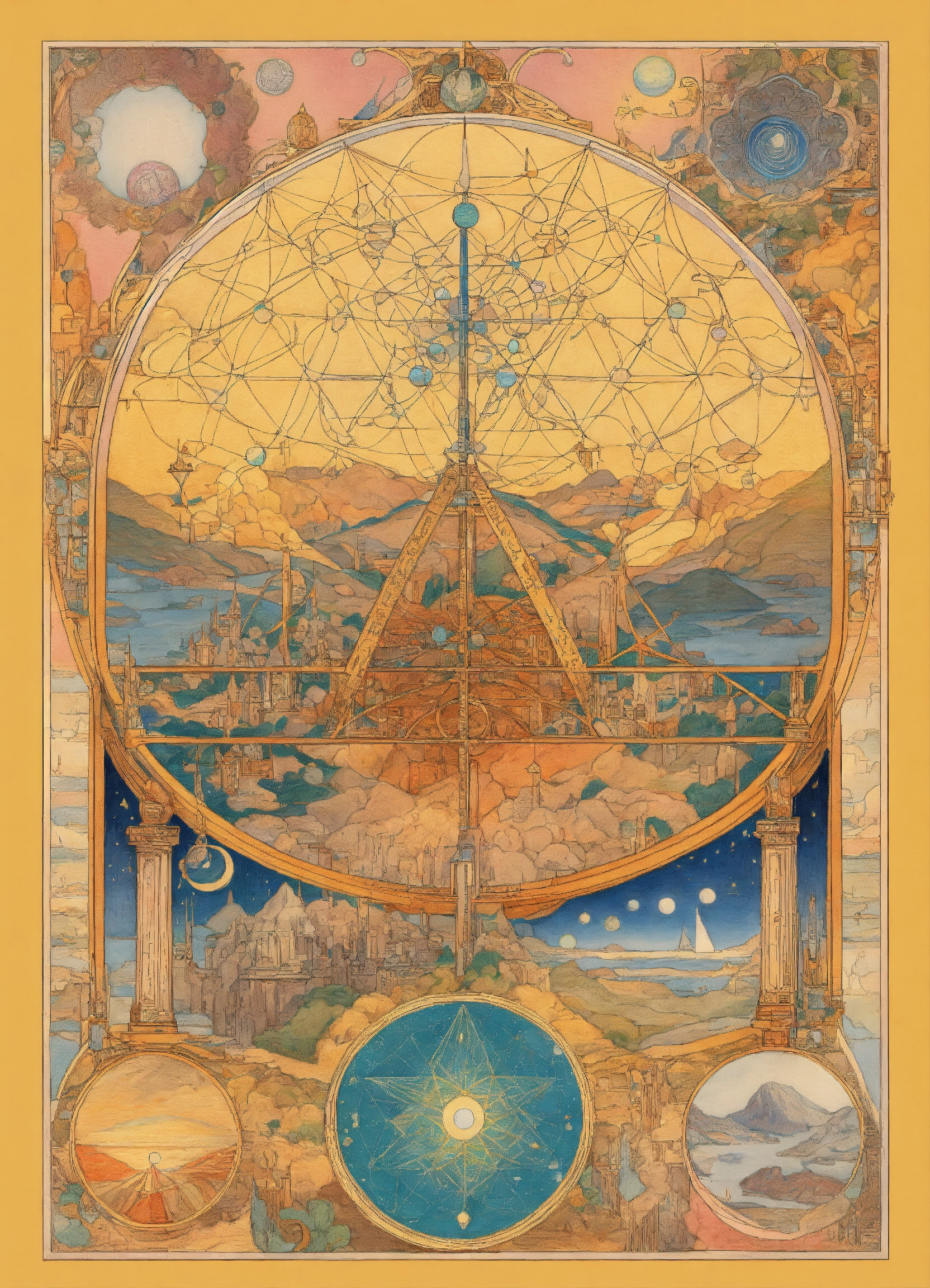 Lexica - Drawing alchemical symbols in sacred geometry, intricate ...