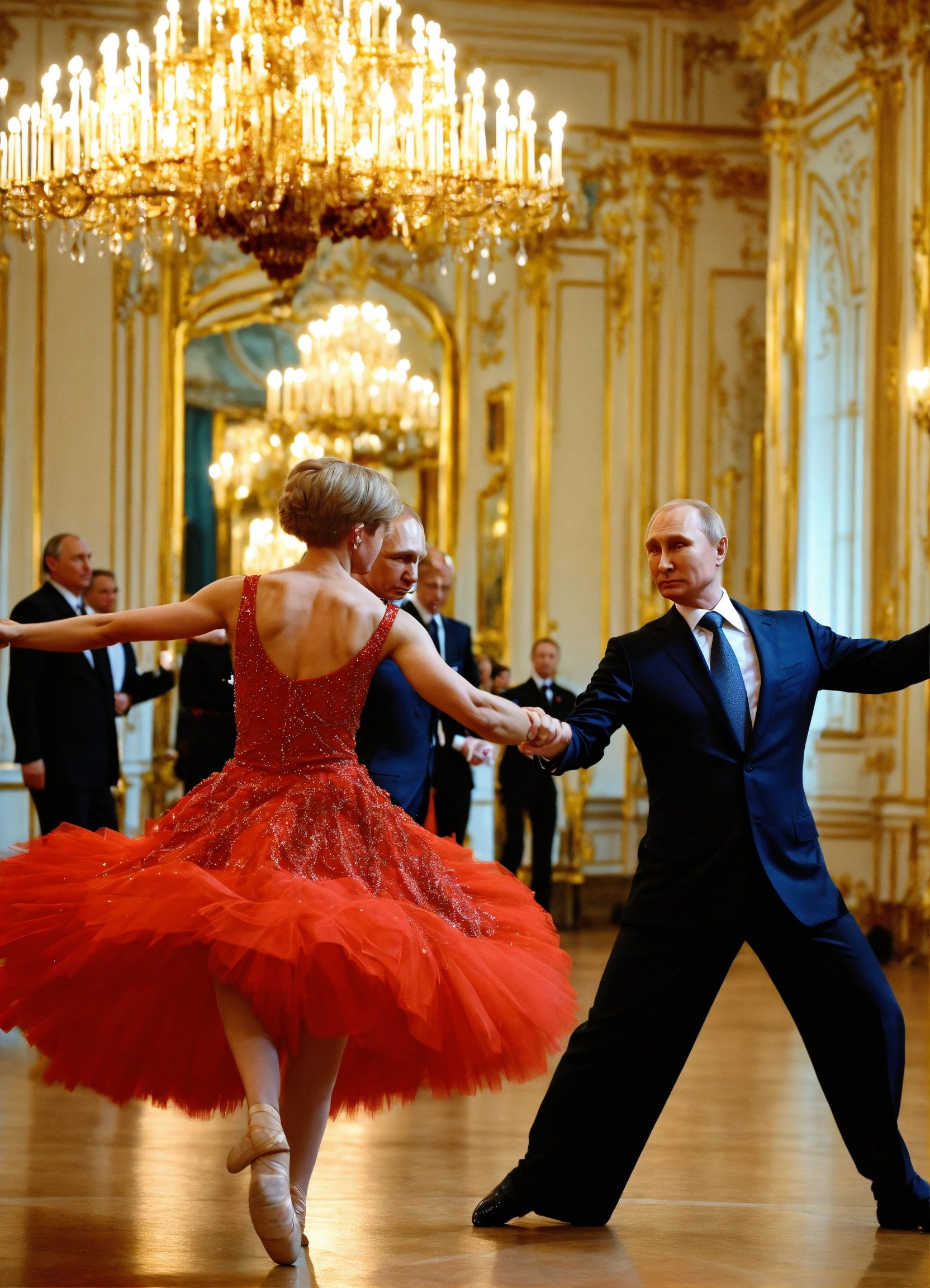 Lexica - Putin doing flamboyant ballet