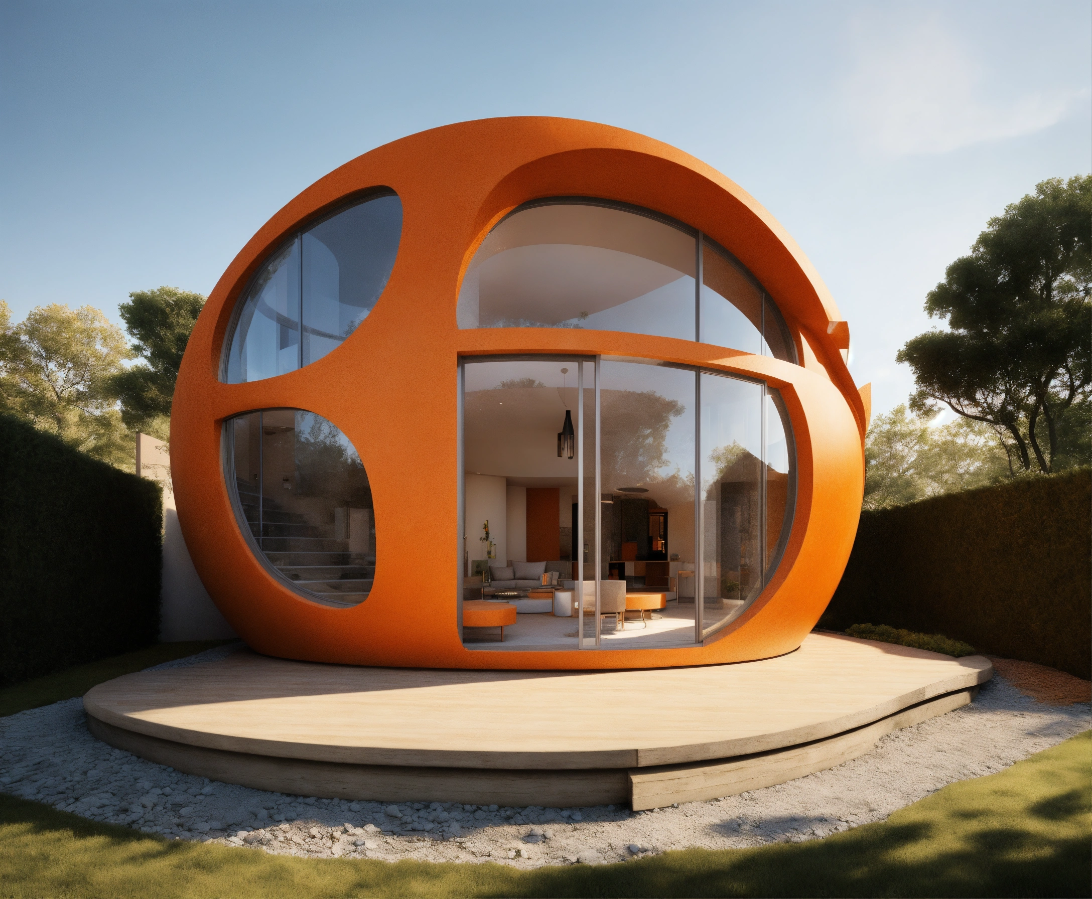 Lexica - Designing an orange-inspired home with an emphasis on lots of ...