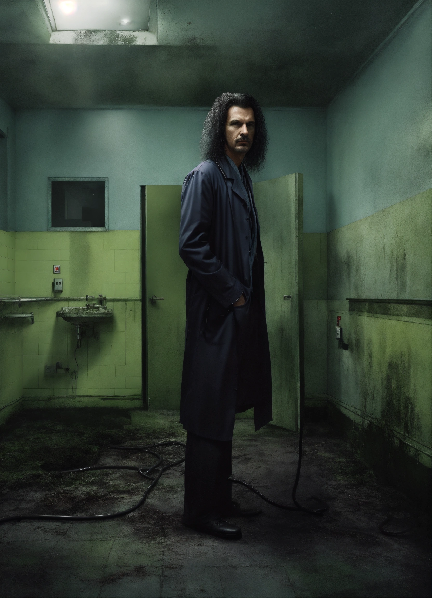 Lexica - , Photo realistic,, eery,, dark, moldy, evil doctor, mental ...