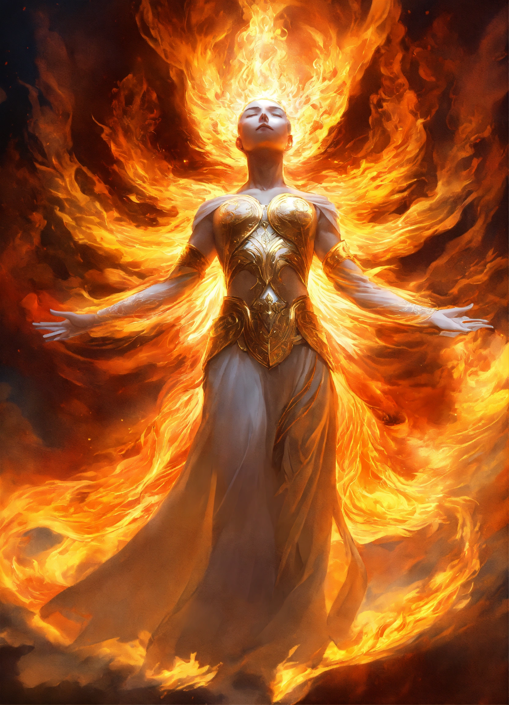 Lexica - Captivating design, spirit man ascend, The spirit being's arms ...