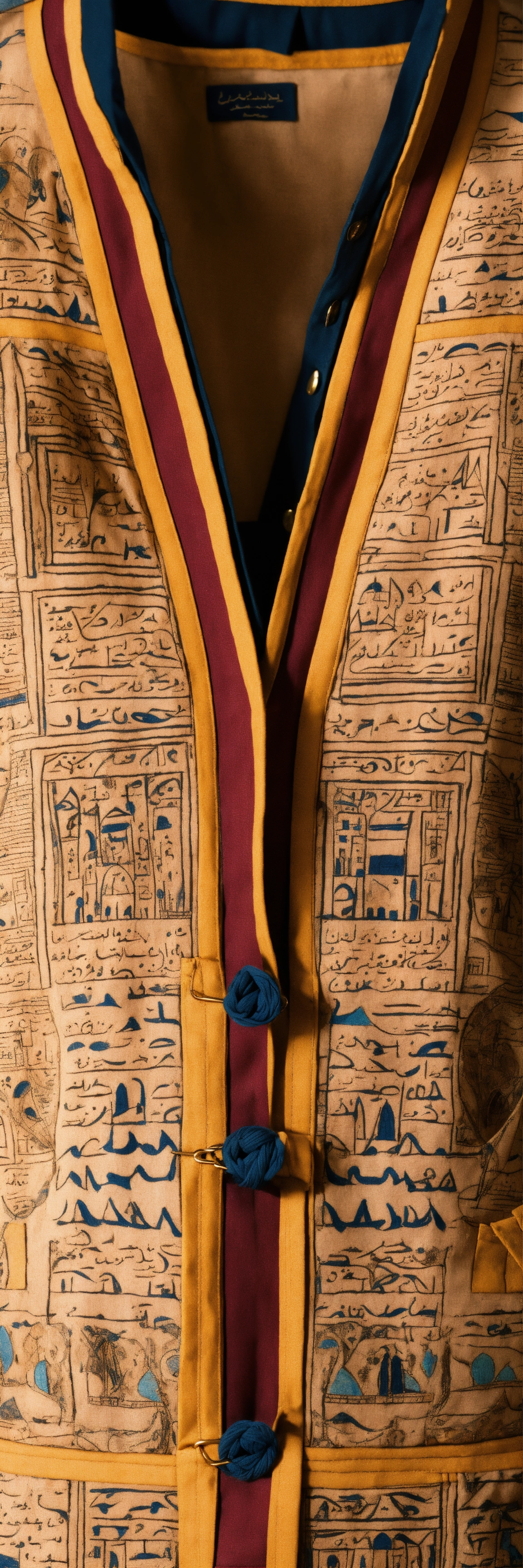 Lexica - A special design for the tour guide a 7-inch neck waistcoat ...