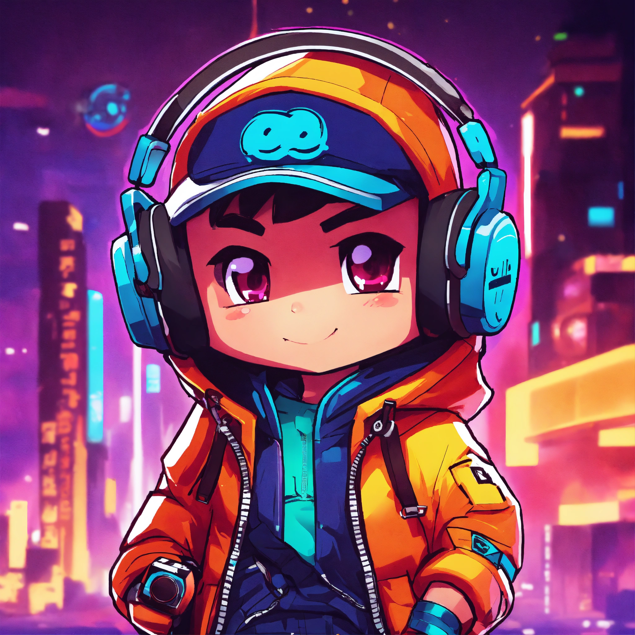 Lexica - Produce a captivating and vibrant chibi male with wearing a ...