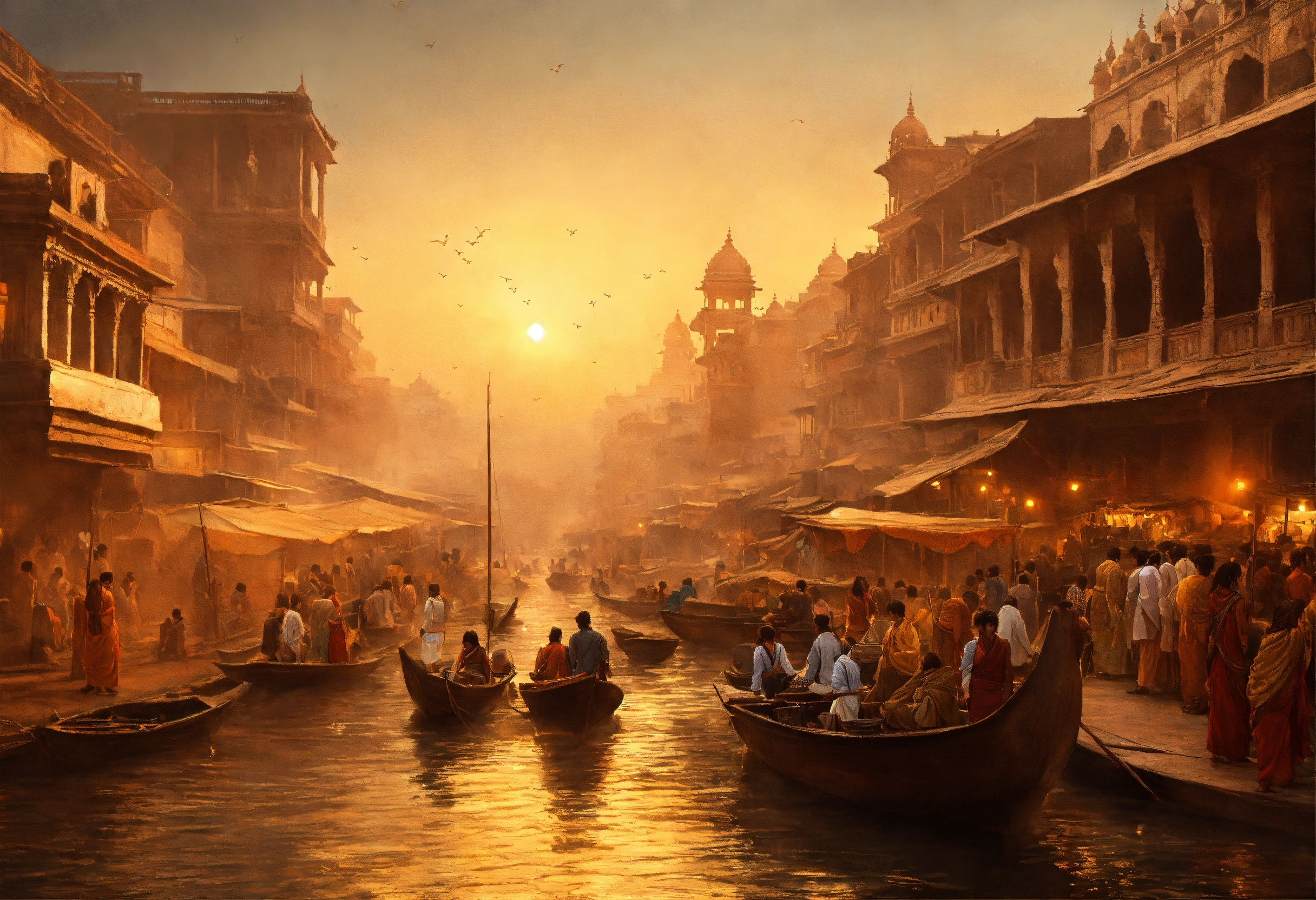 Lexica - Varanasi during ancient time when Varanasi main market was ...