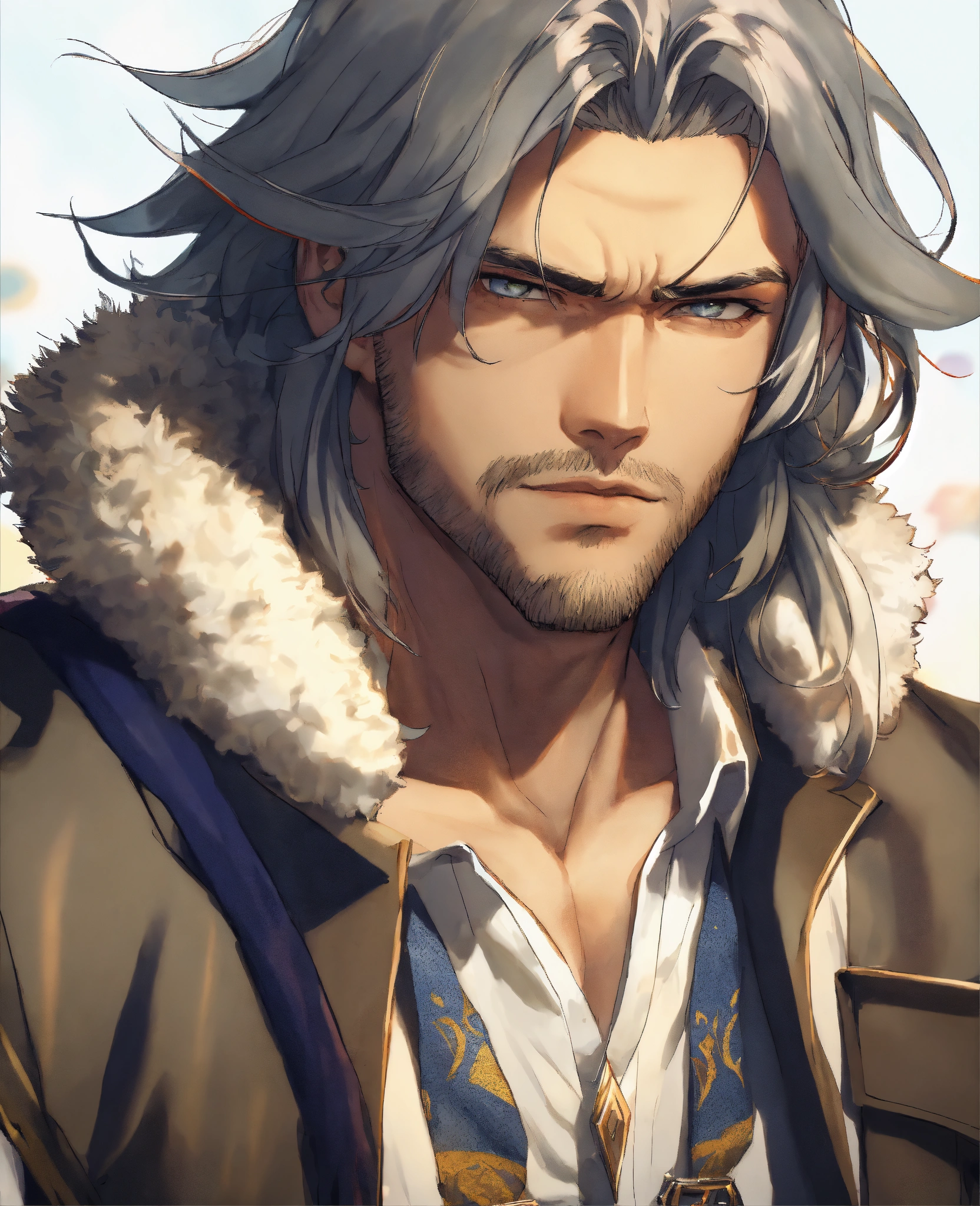 Lexica - Handsome male, cowboys, portrait, wolfish features, dark ...