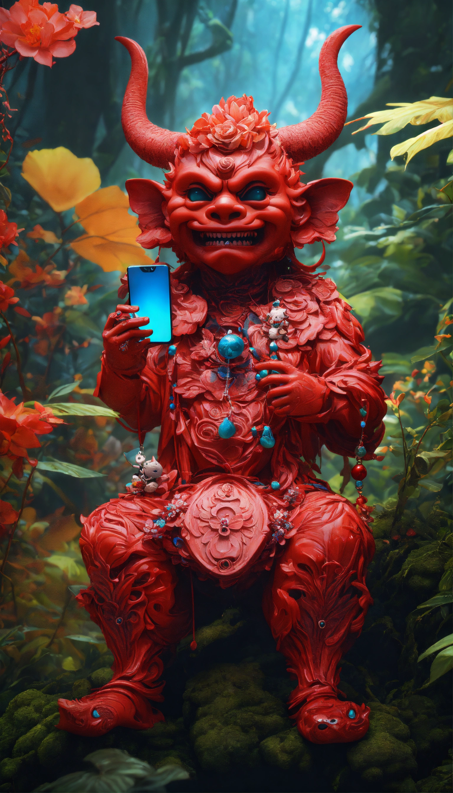 Lexica - Extremely Ultrarealistic Photorealistic 3D cute japanese demon ...