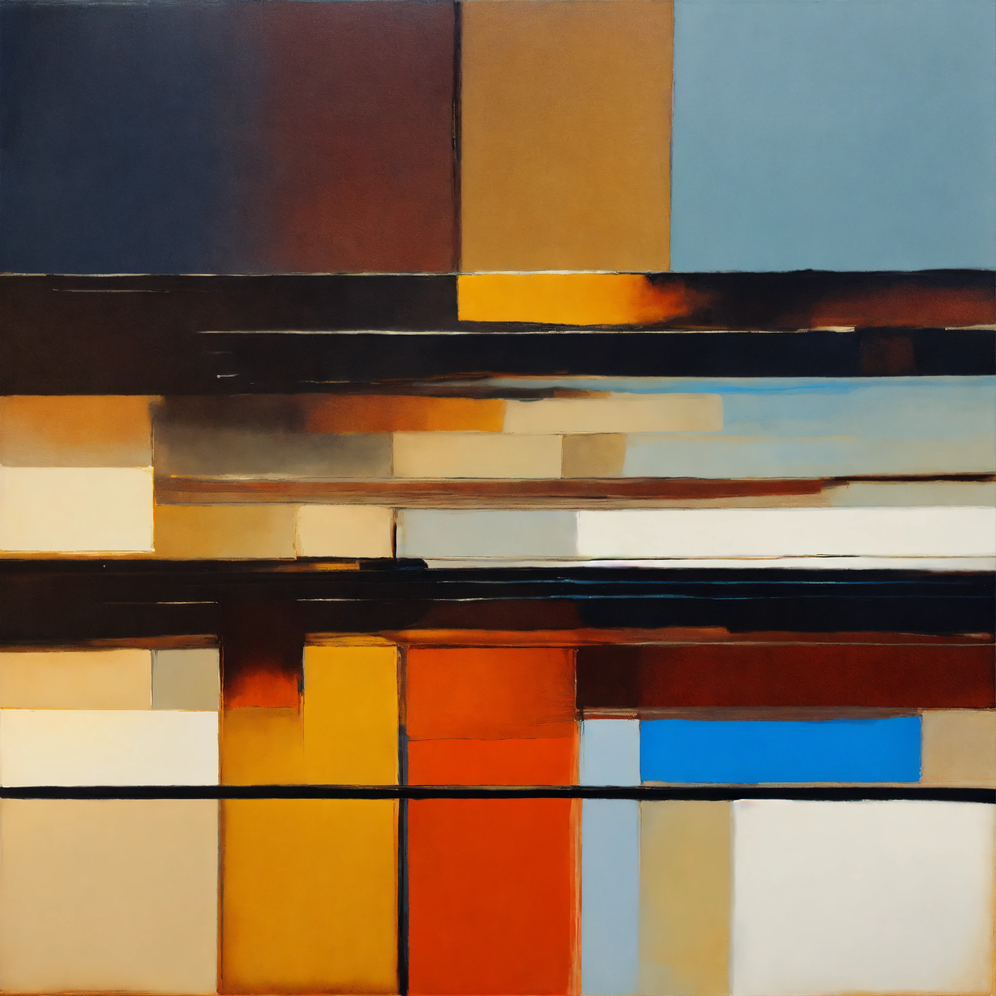 Lexica - Generative abstract tubes, oil painting, transparent, in style ...