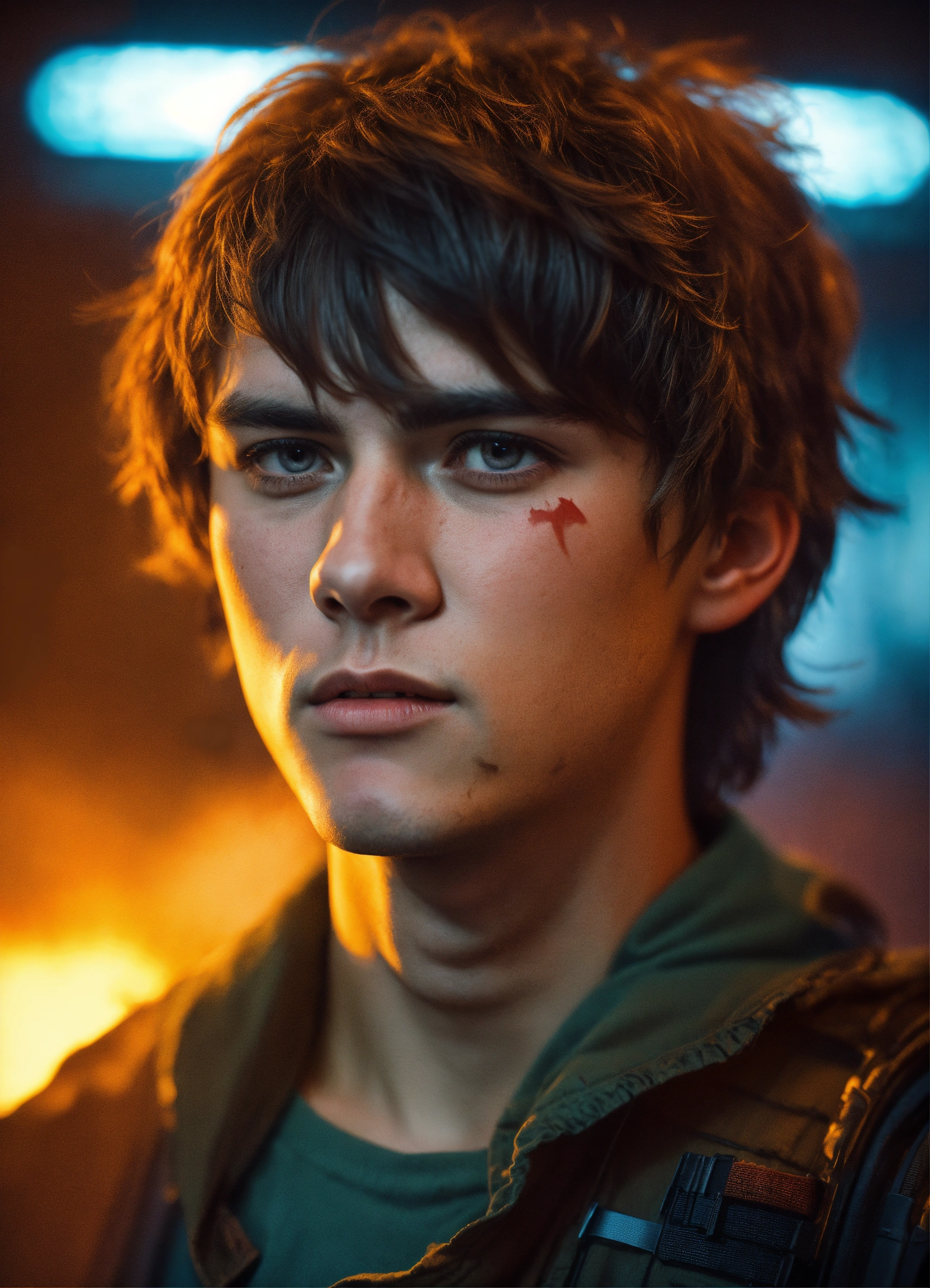 Lexica - A realistic photograph of an ugly 22-year-old boy, with a ...