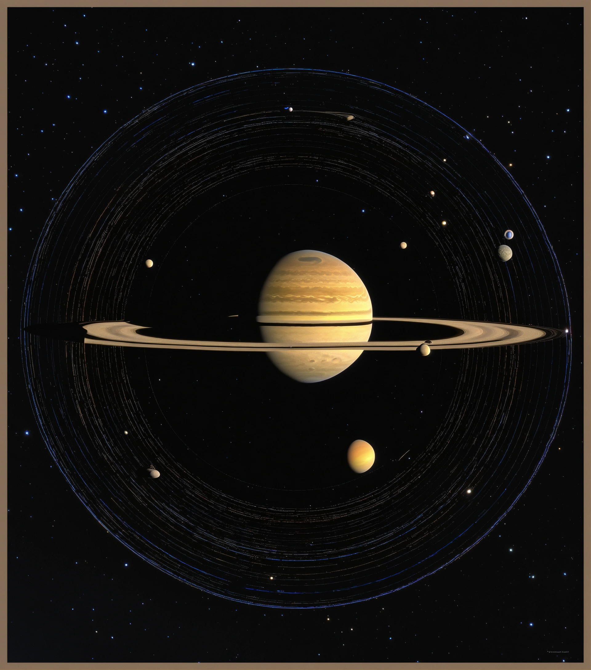 Lexica - THE PLANET SATURN AND THE RINGS AROUND IT