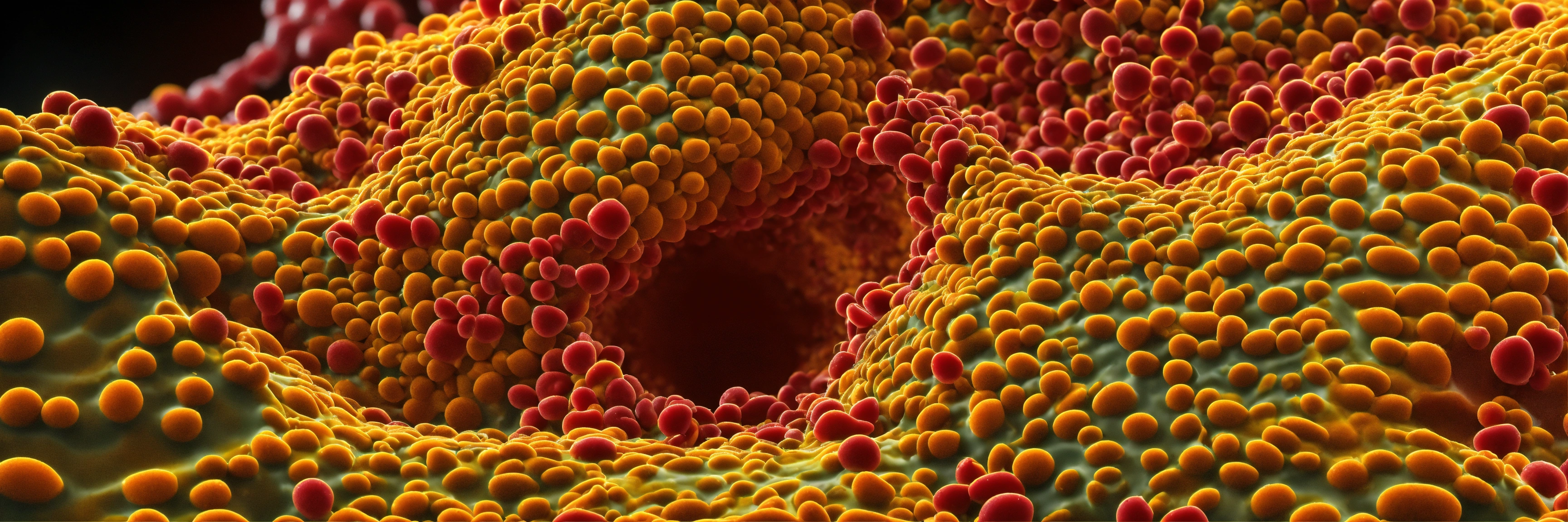 Lexica - Detailed perspective of a mast cell with a grainy appearance ...