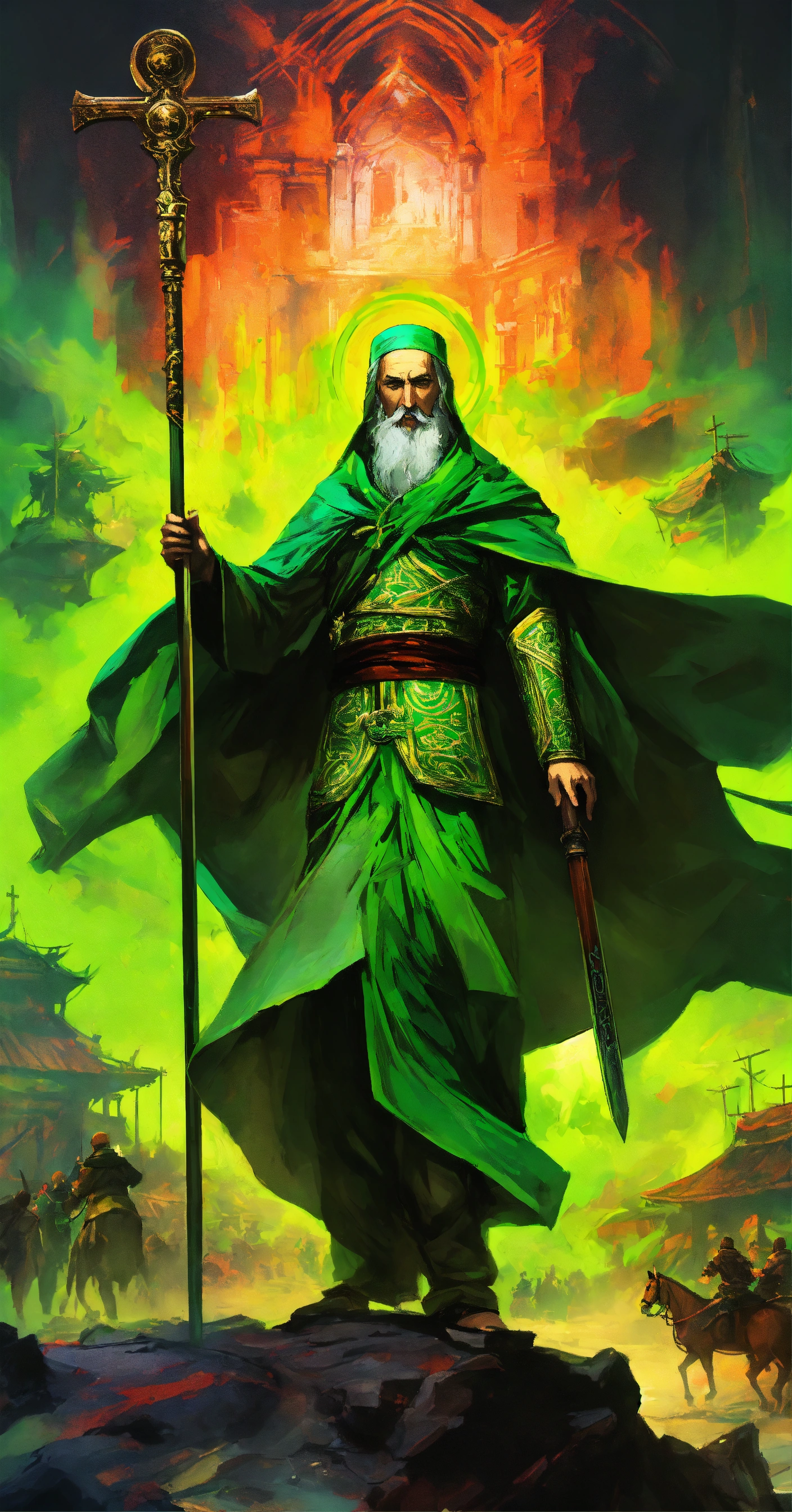 Lexica - Saint isaac the syrian ortodox priest, god aided, green tunic ...