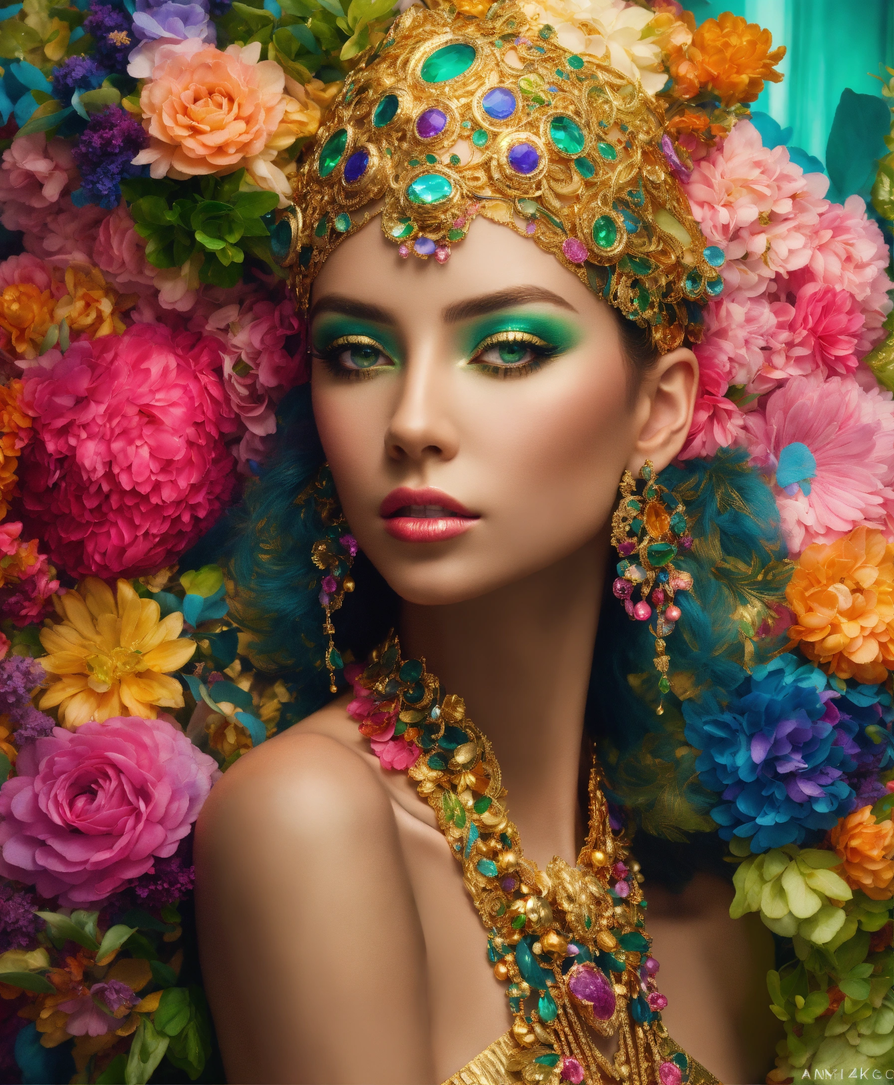 Lexica - Futuristic beautiful photogenic supermodel painted glamorous ...