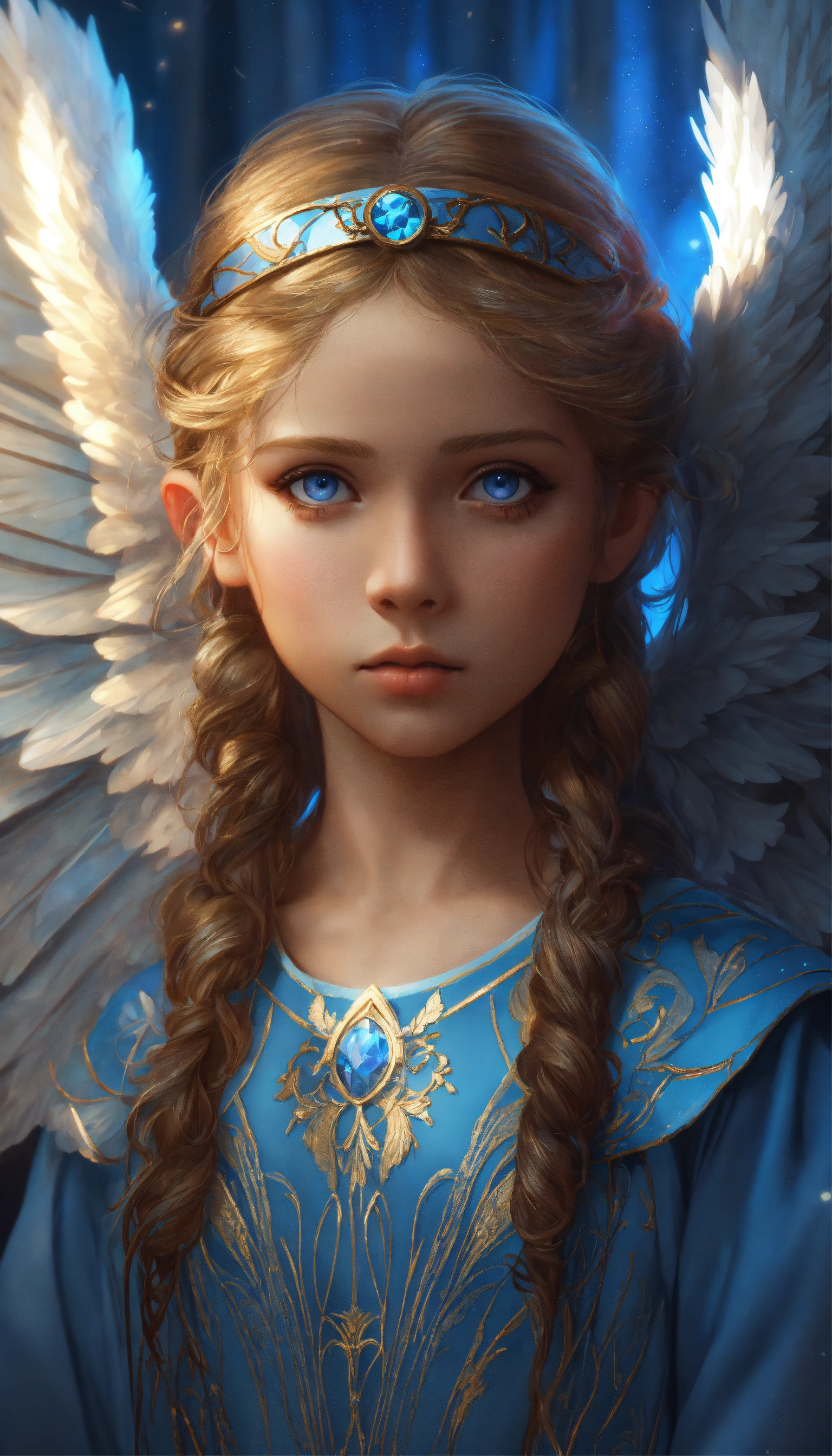 Lexica - Child angel, wings, intricate, headshot, highly detailed ...