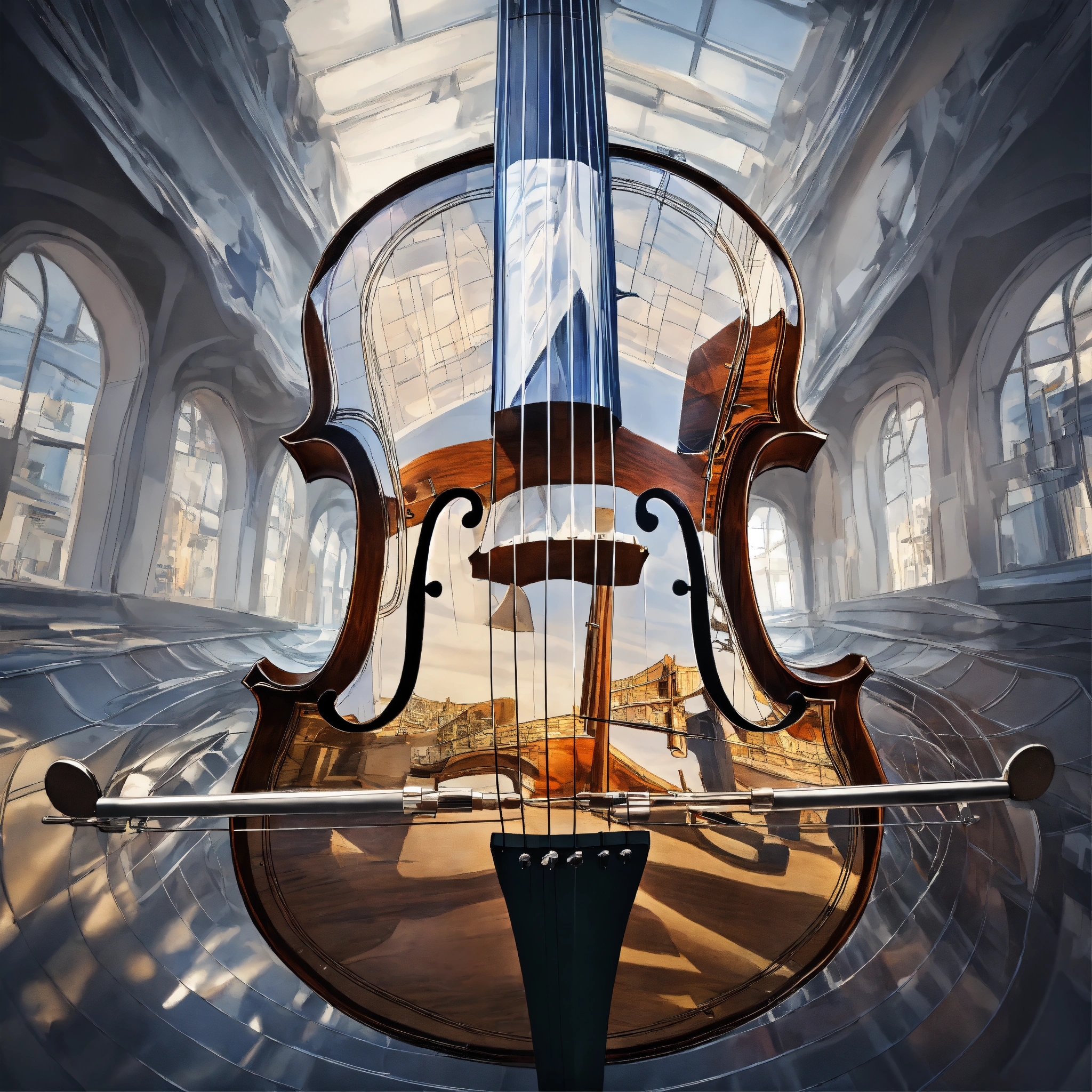 Lexica - Very bizarre angle of a photorealistic closeup view of inside ...