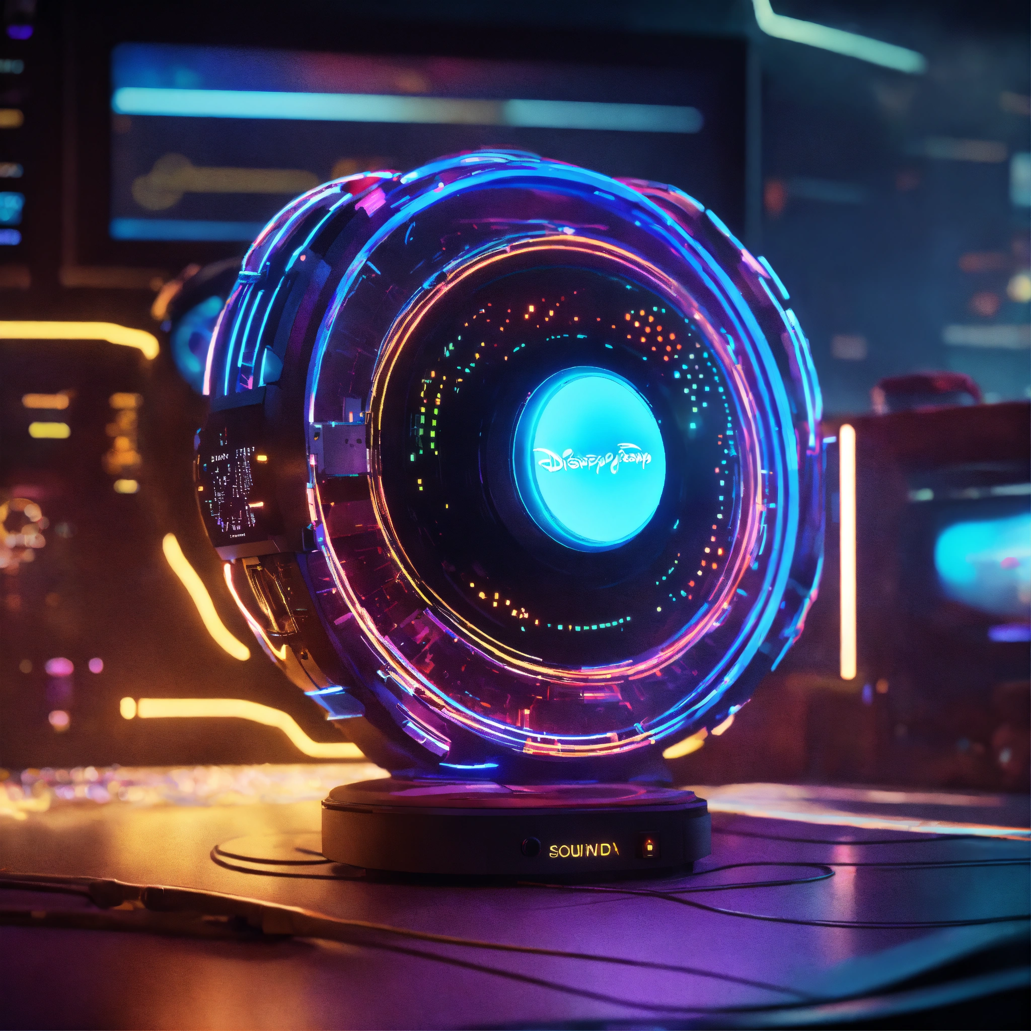 Lexica - A sound visualizer machine with personality, waveform ...