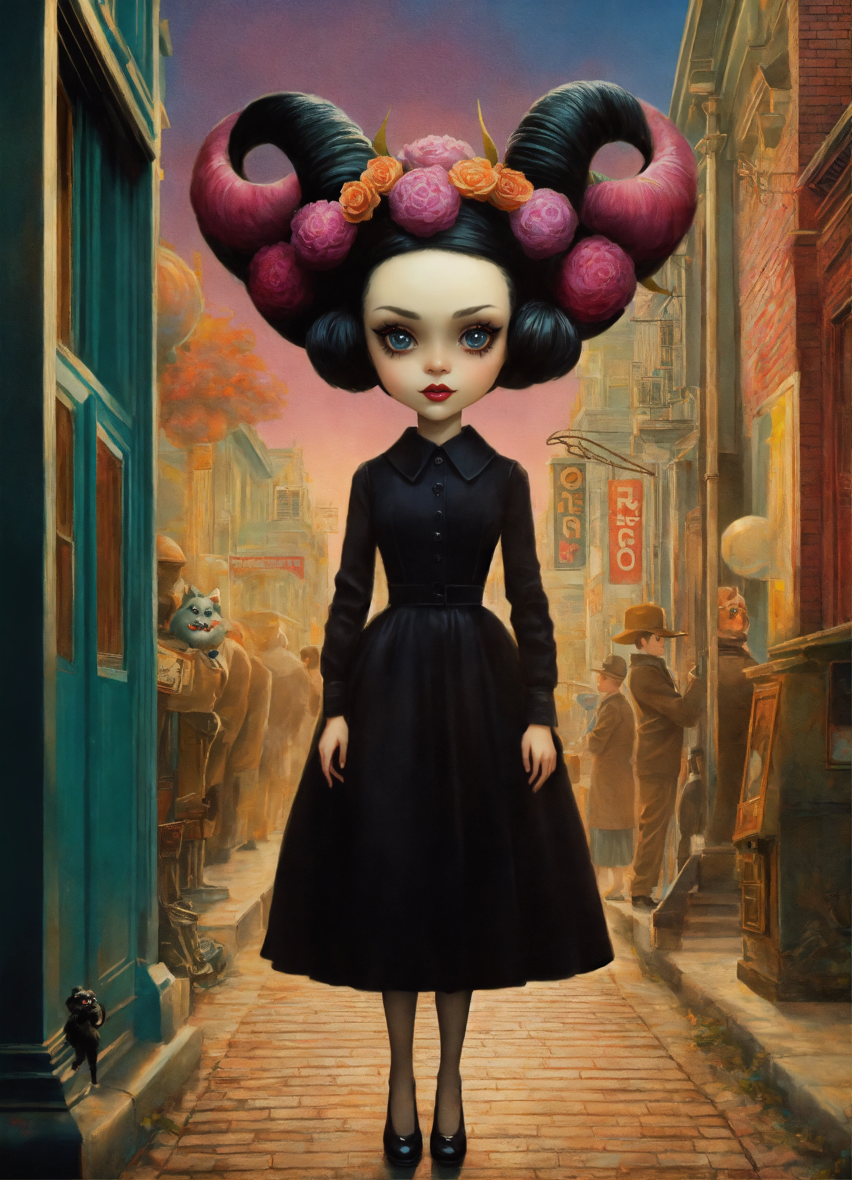 Lexica - Cinematic, classic movie monsters , with vibrant colours that ...