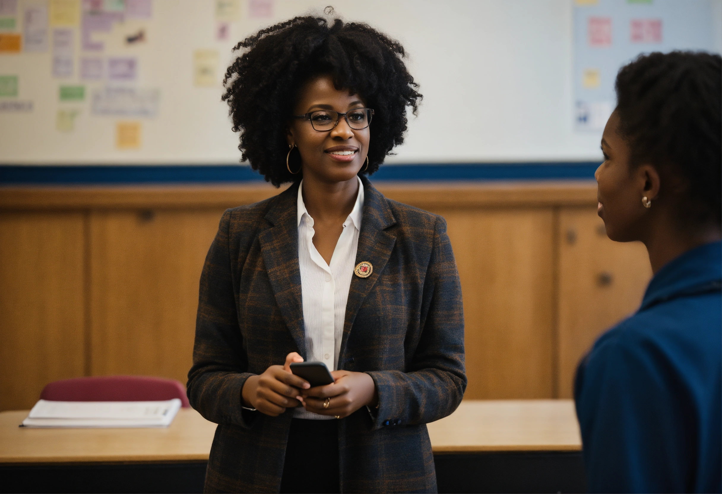 Lexica - A simple portrait of a professional looking female black ...