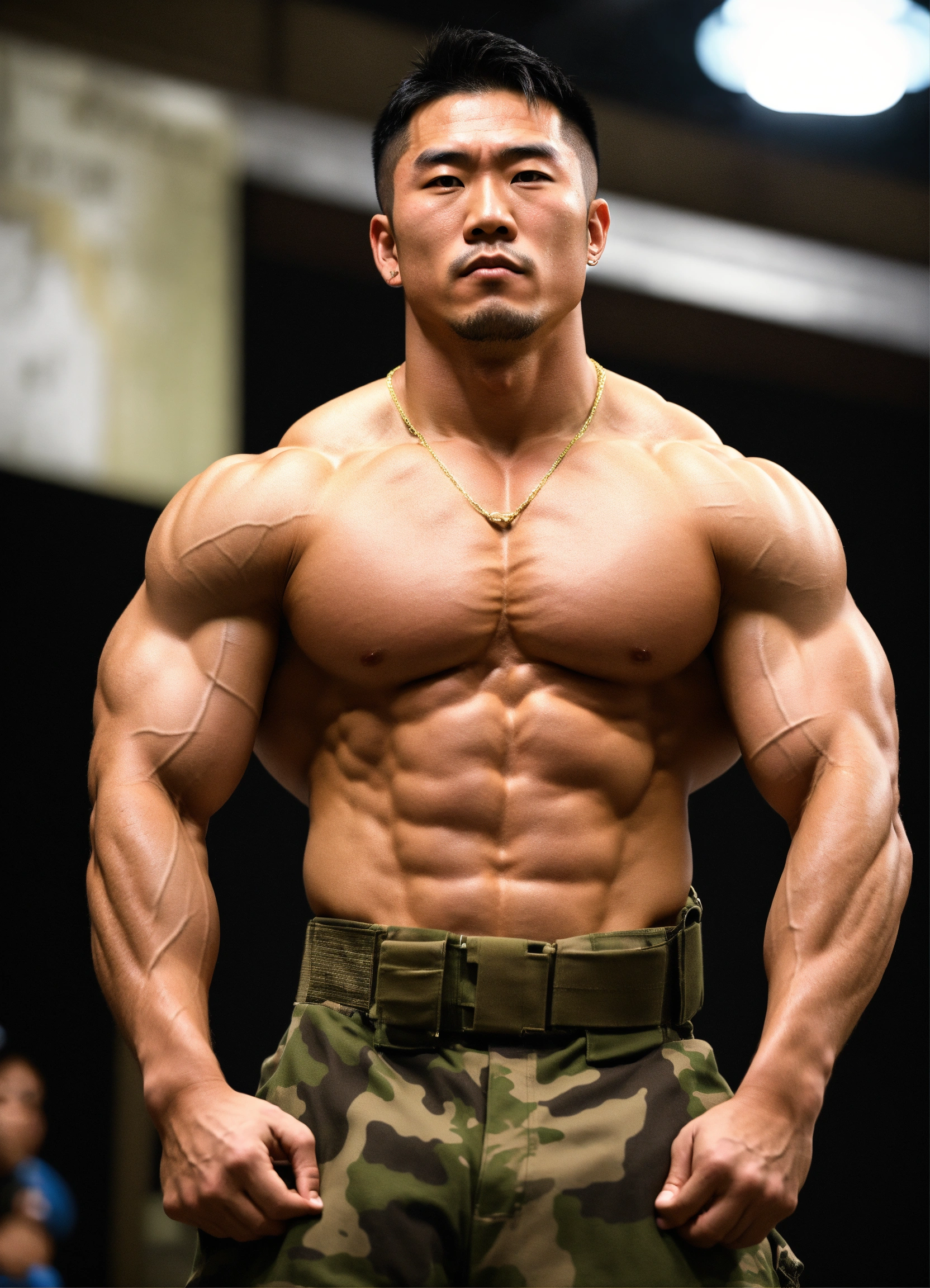 Lexica - 30-year-old Japanese man with big muscles, big bodybuilder ...