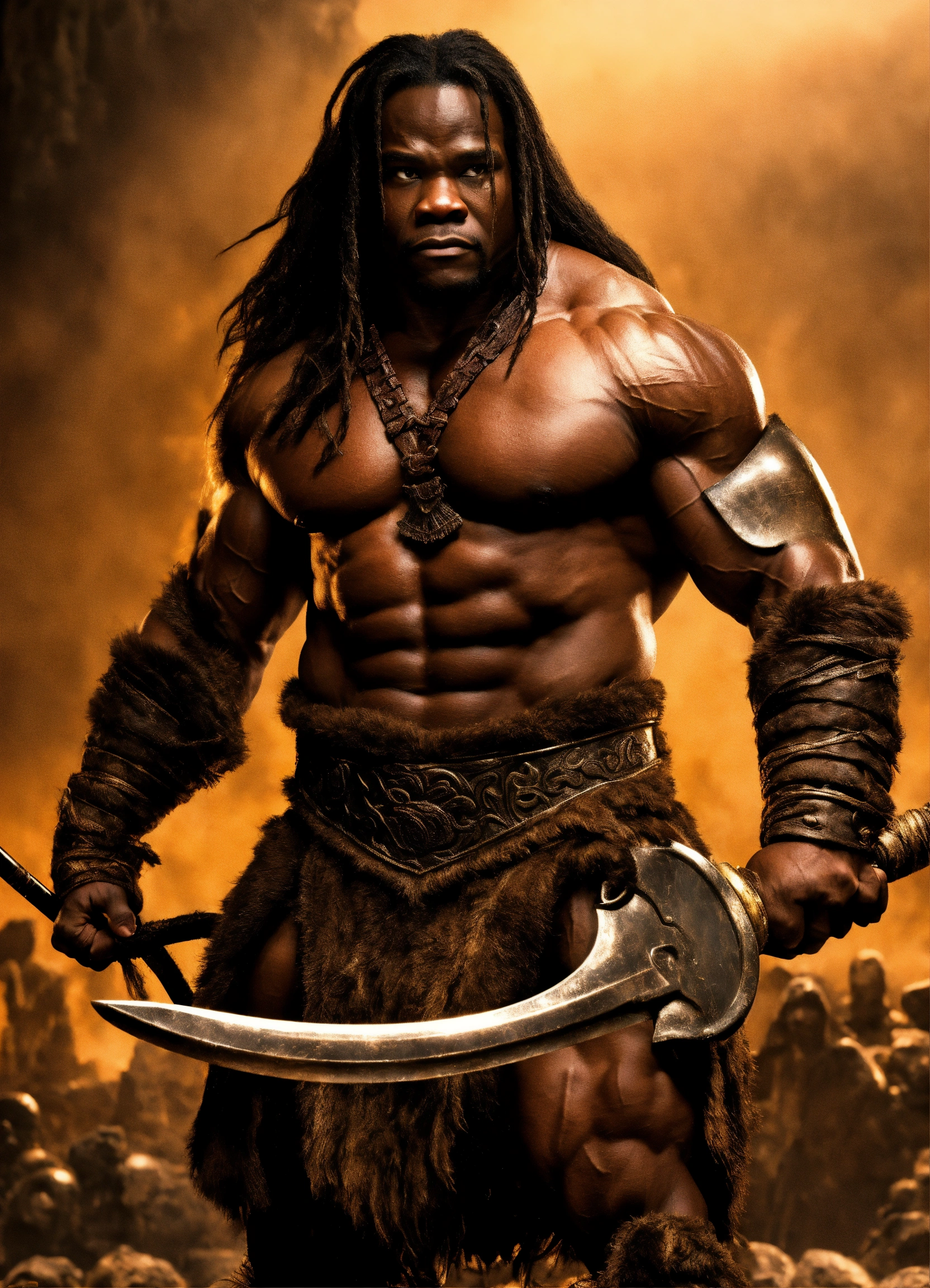 Lexica - Kai Greene as Conan the Barbarian high definition cinema 8k ...
