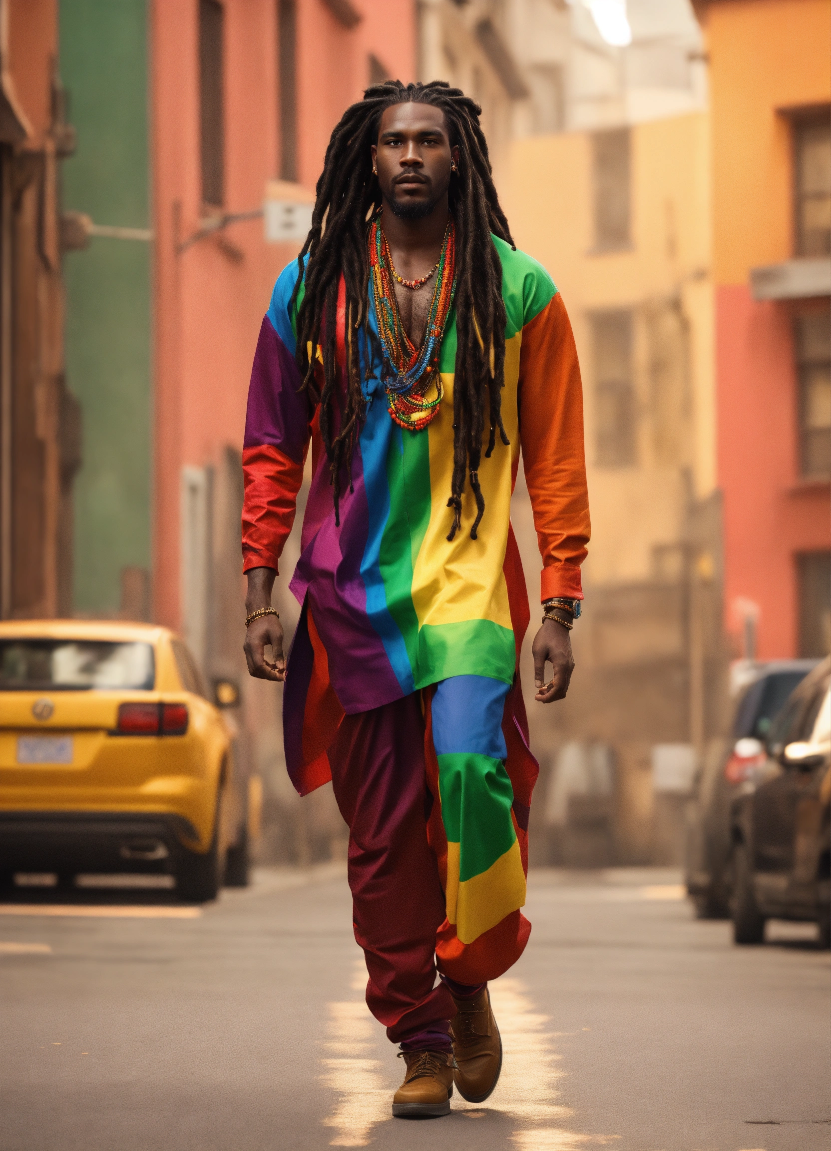 Lexica - Black man with the blackest skin on the color spectrum, his ...