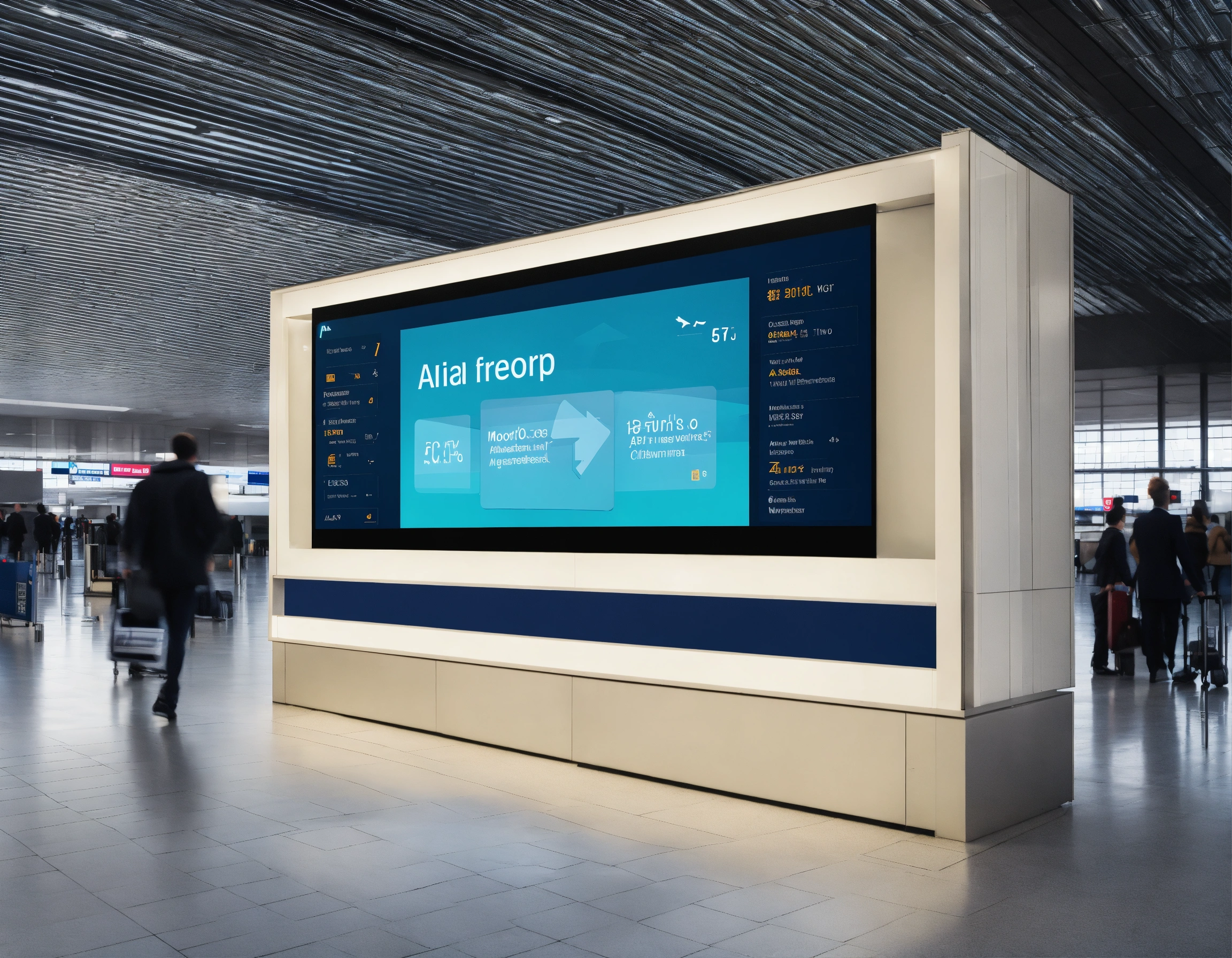 Lexica - Airport Screen Mockup