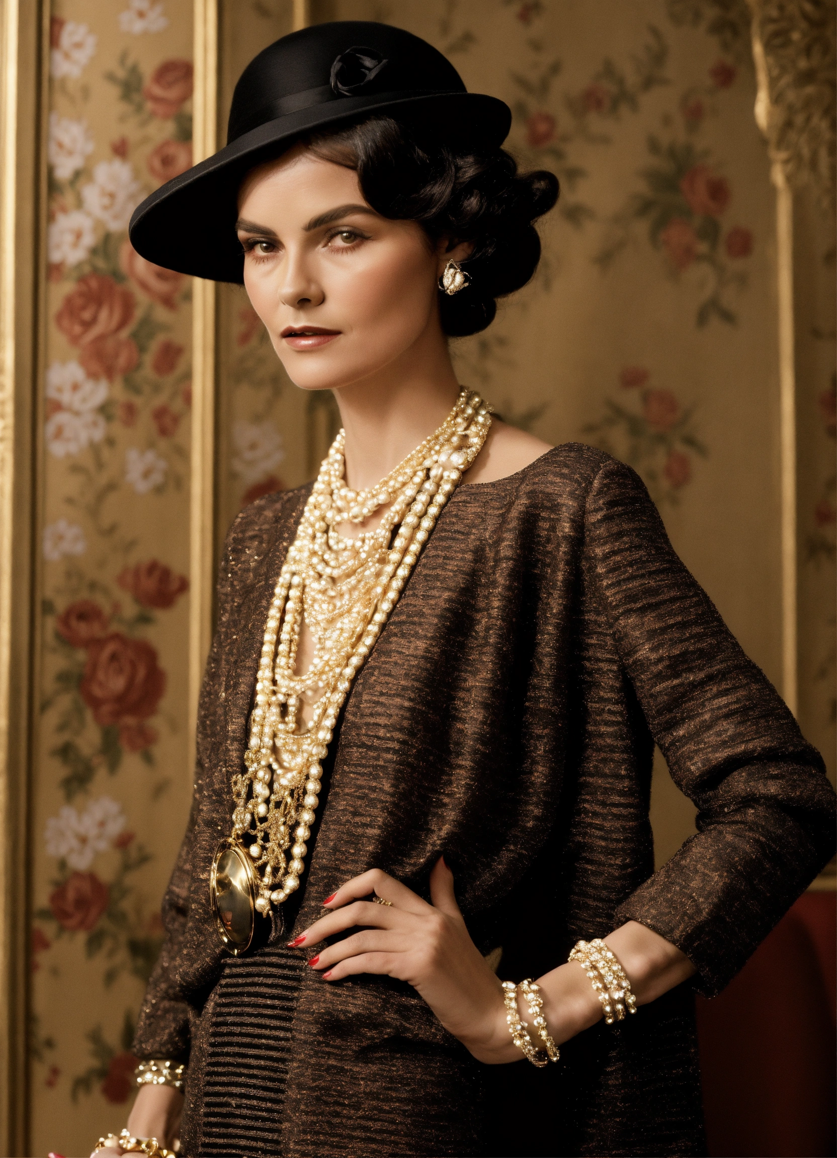 Lexica - This image illustrates the evolution of Coco Chanel's style ...