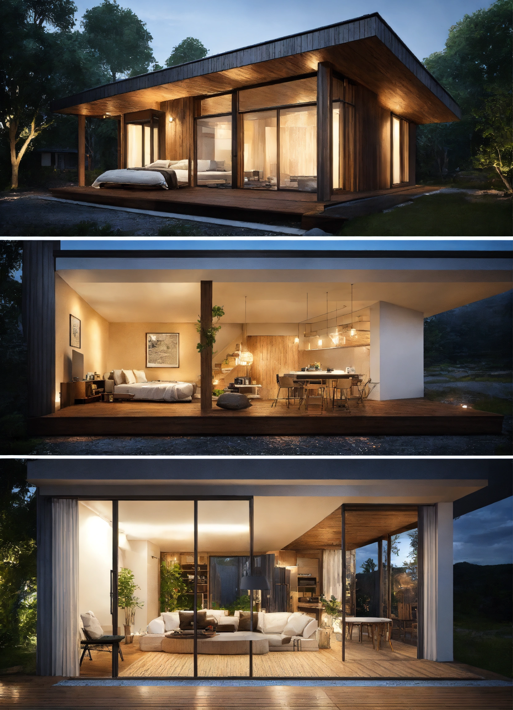 Lexica - A house of 135 square meters, 3 rooms and a living room, the ...