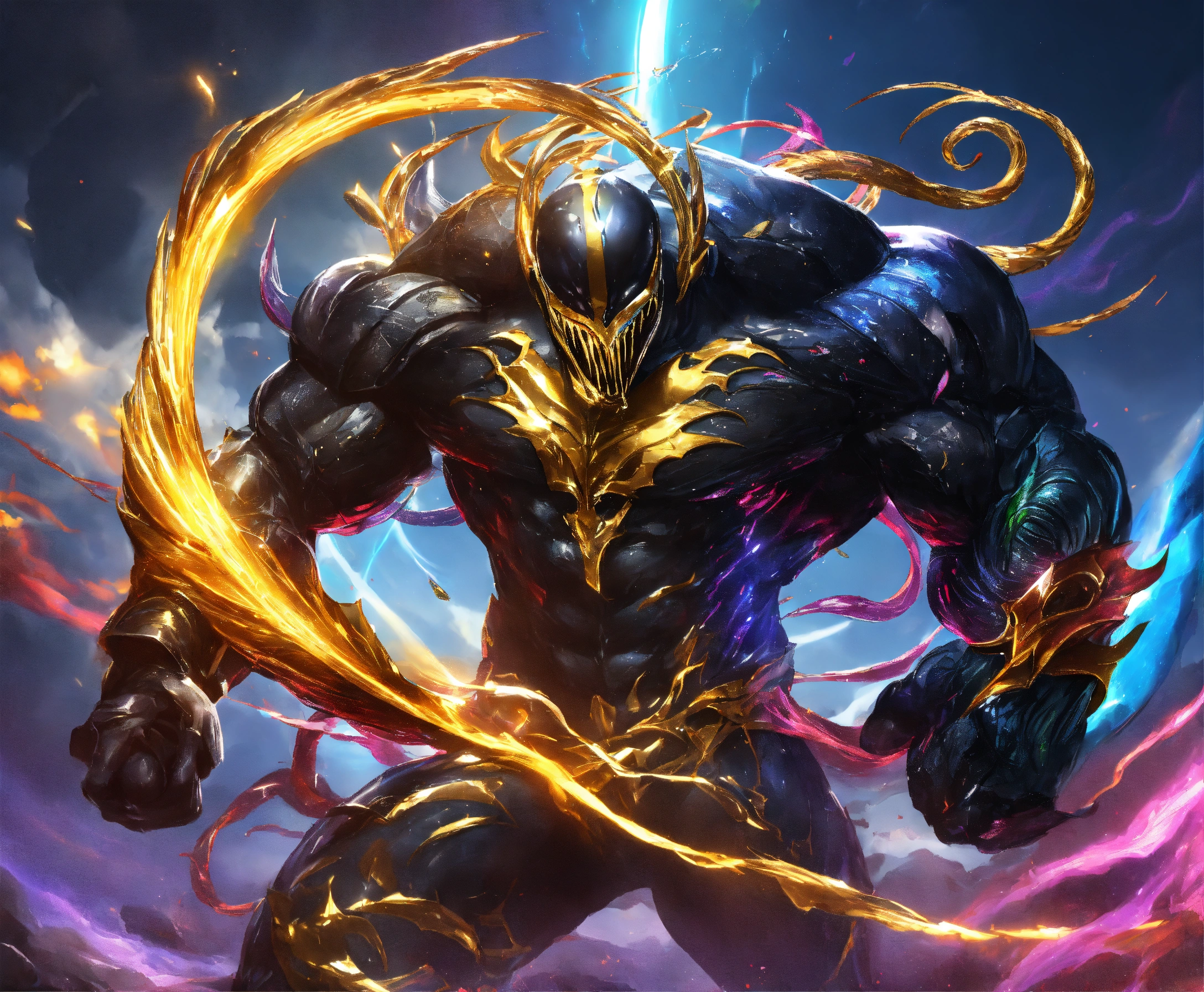 Lexica - Dark venom vs Chrome and gold silver god rainbow
