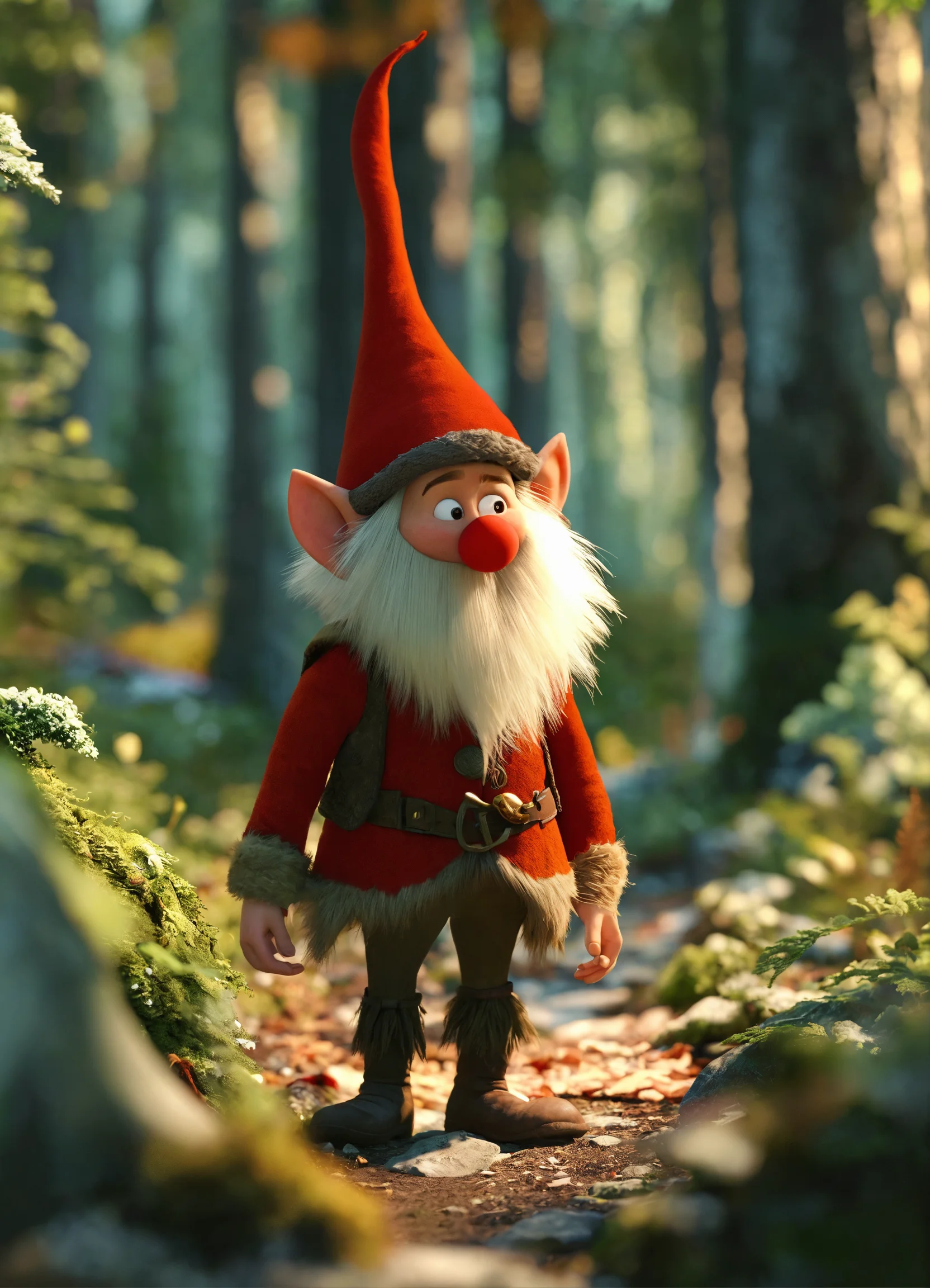 Lexica - Pixar cartoon of a mythical Young male nisse in a norwegian ...
