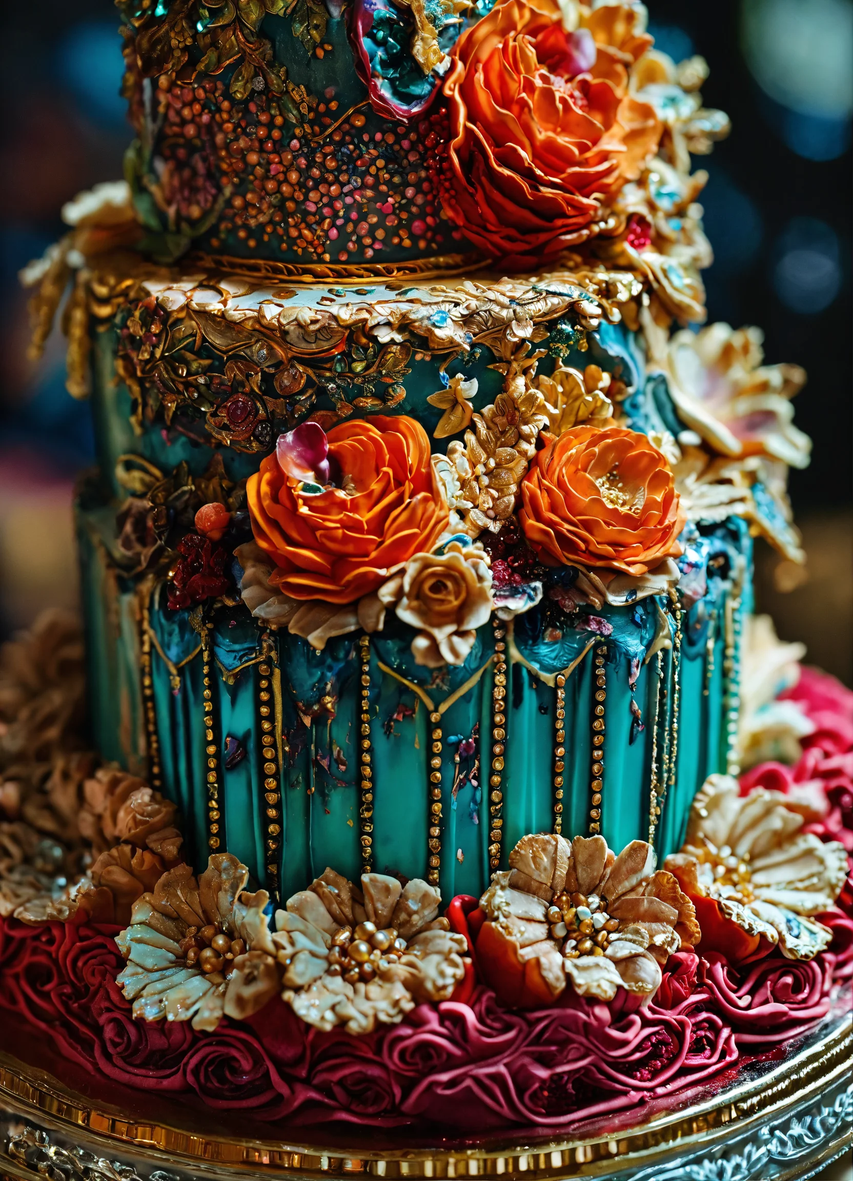 Lexica - Hyper-realistic cake, defies expectations, intricate fondant ...