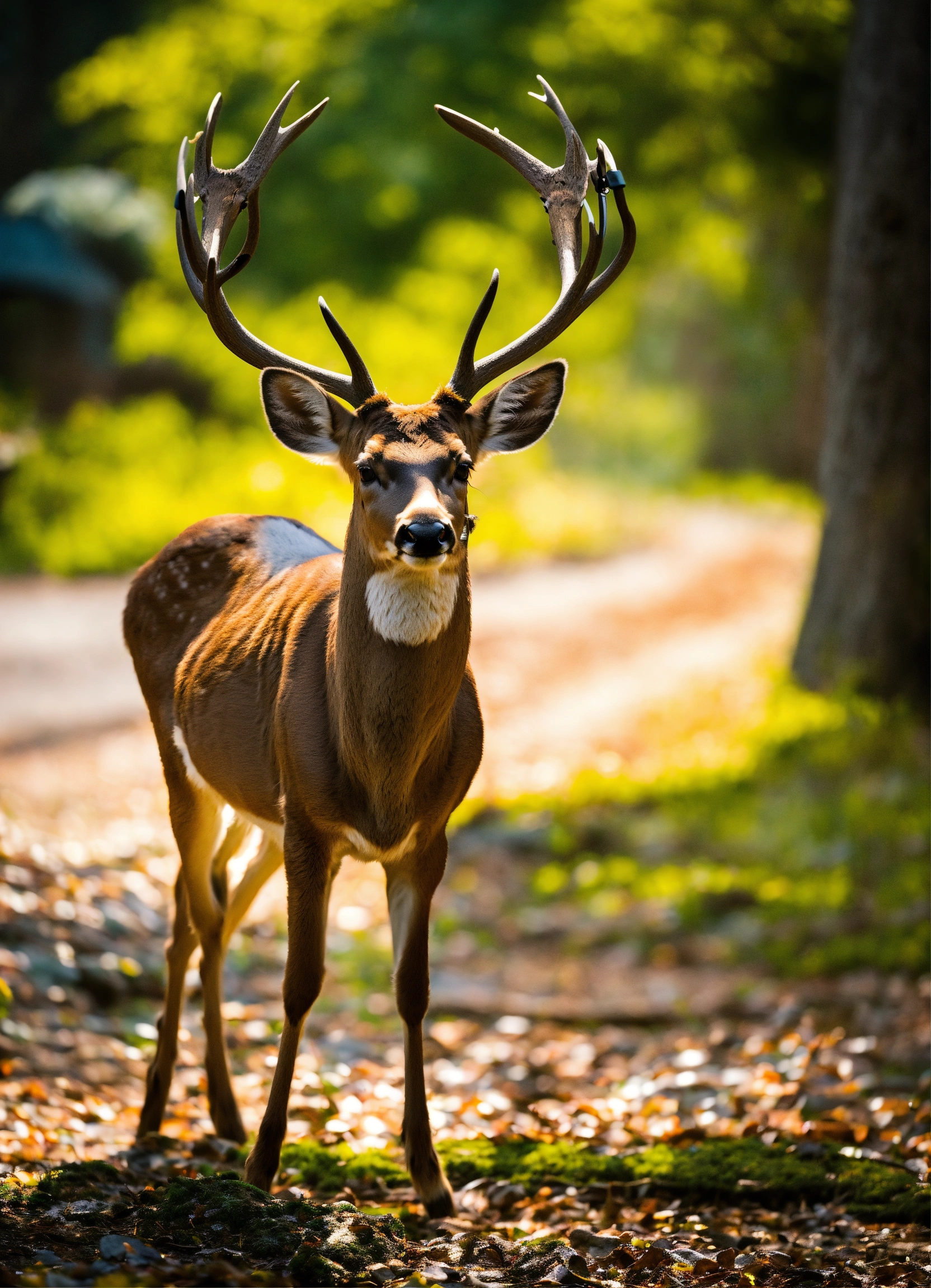 Lexica - Deer standing up with mini gun