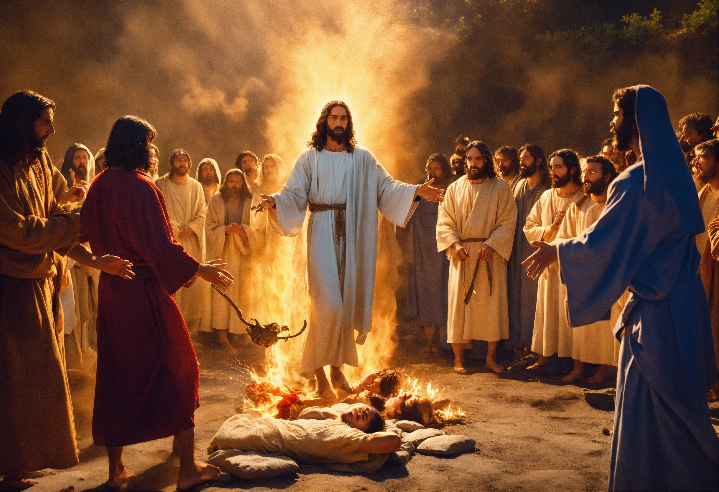 Lexica - Jesus casting out demons