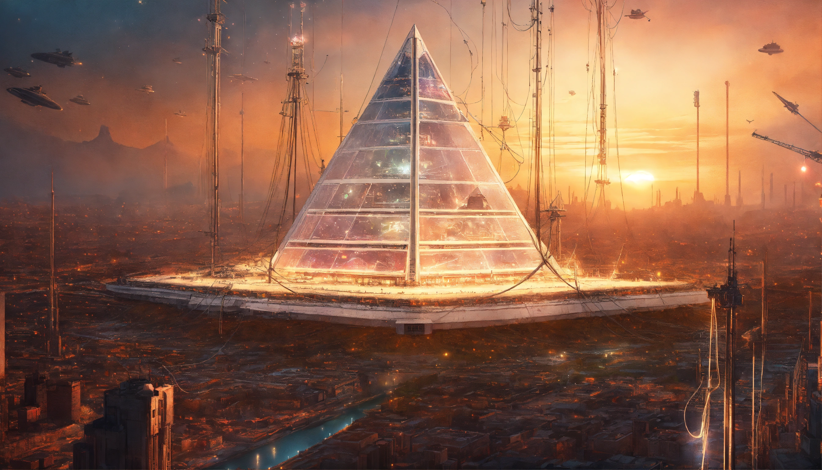 Lexica - Large landscape Photography, a large futuristic white ...